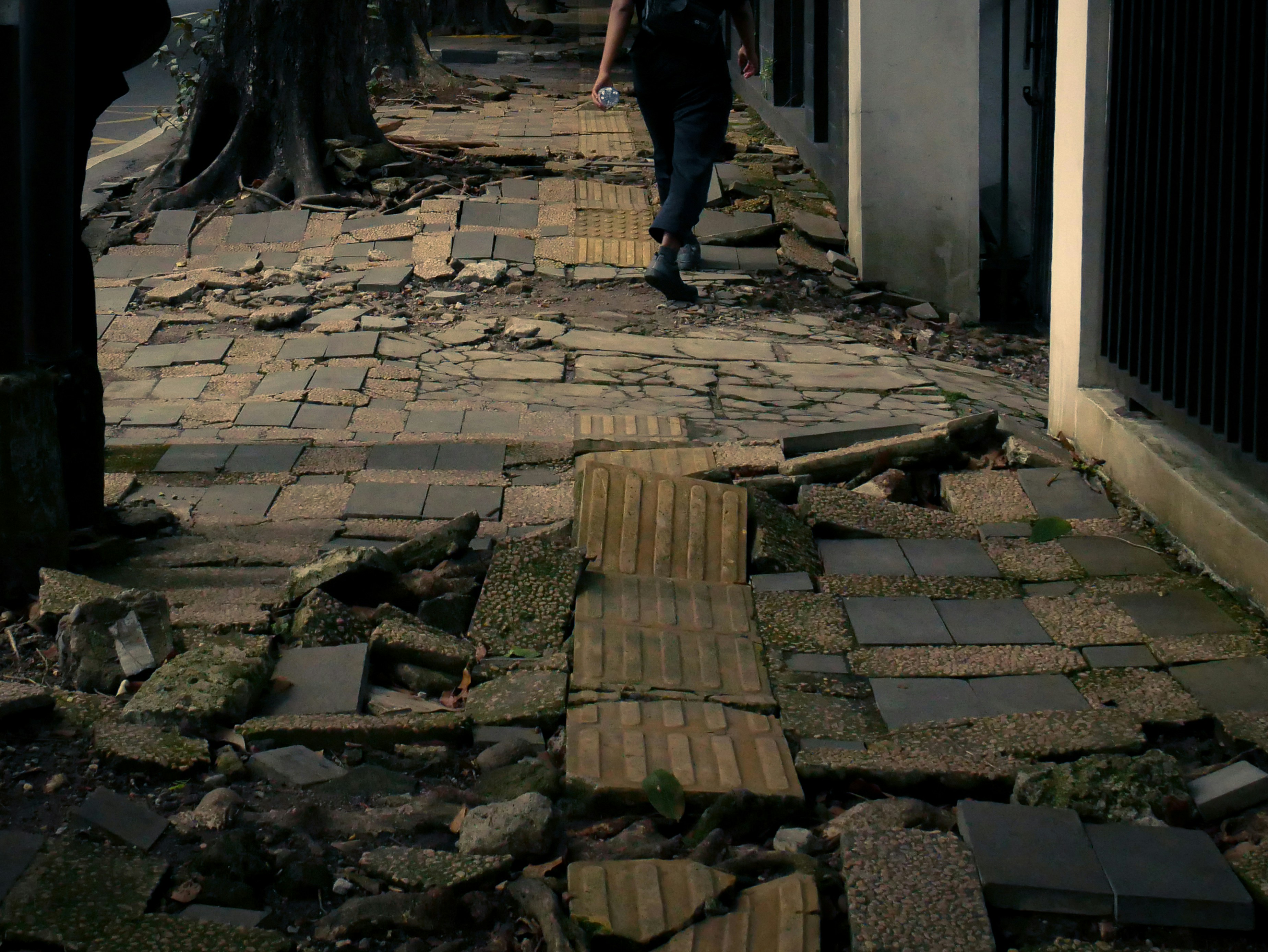 Cracked Pavement Ascent