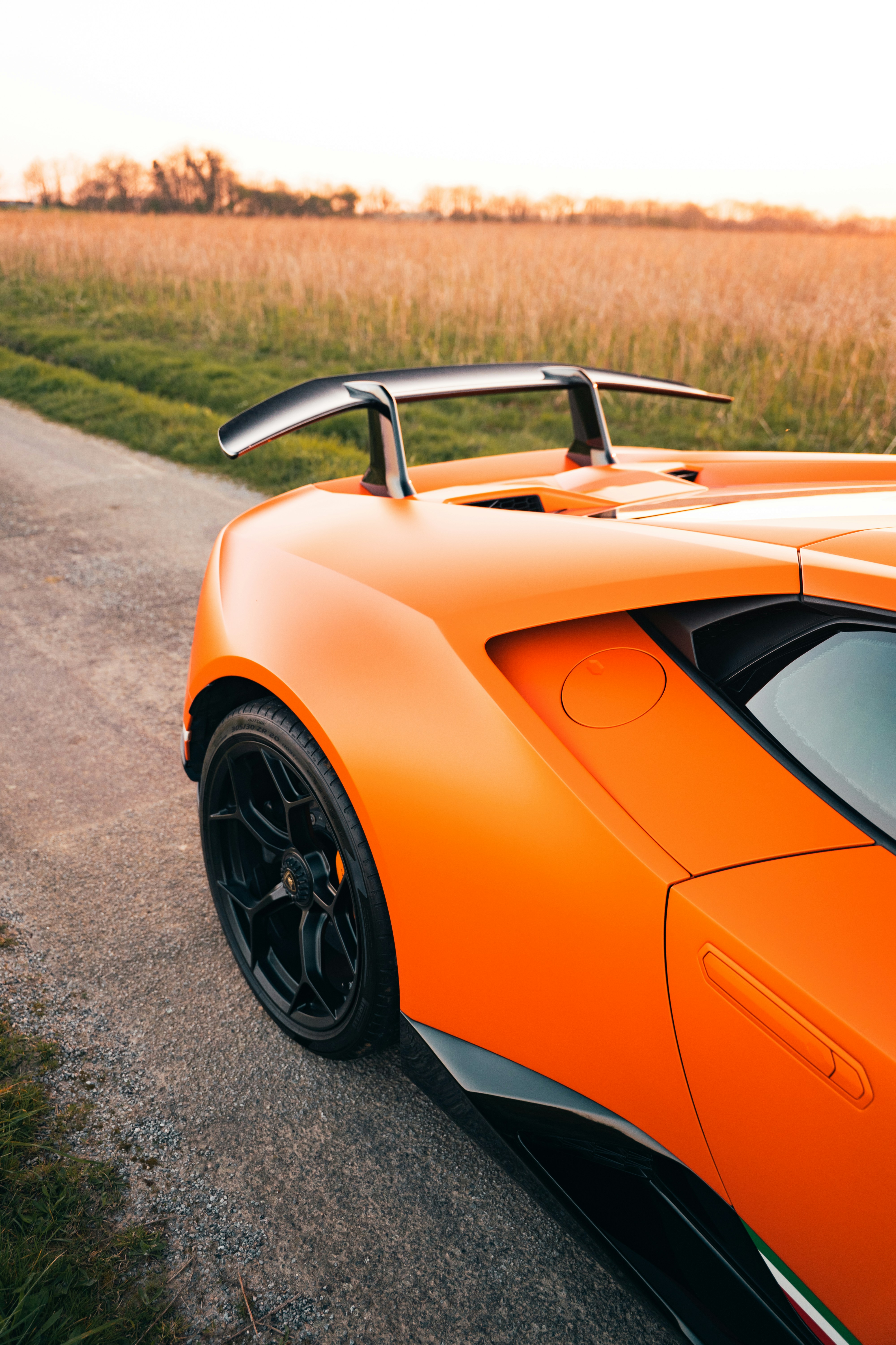 Orange Velocity: A Mid-Engine Mirage at Dusk