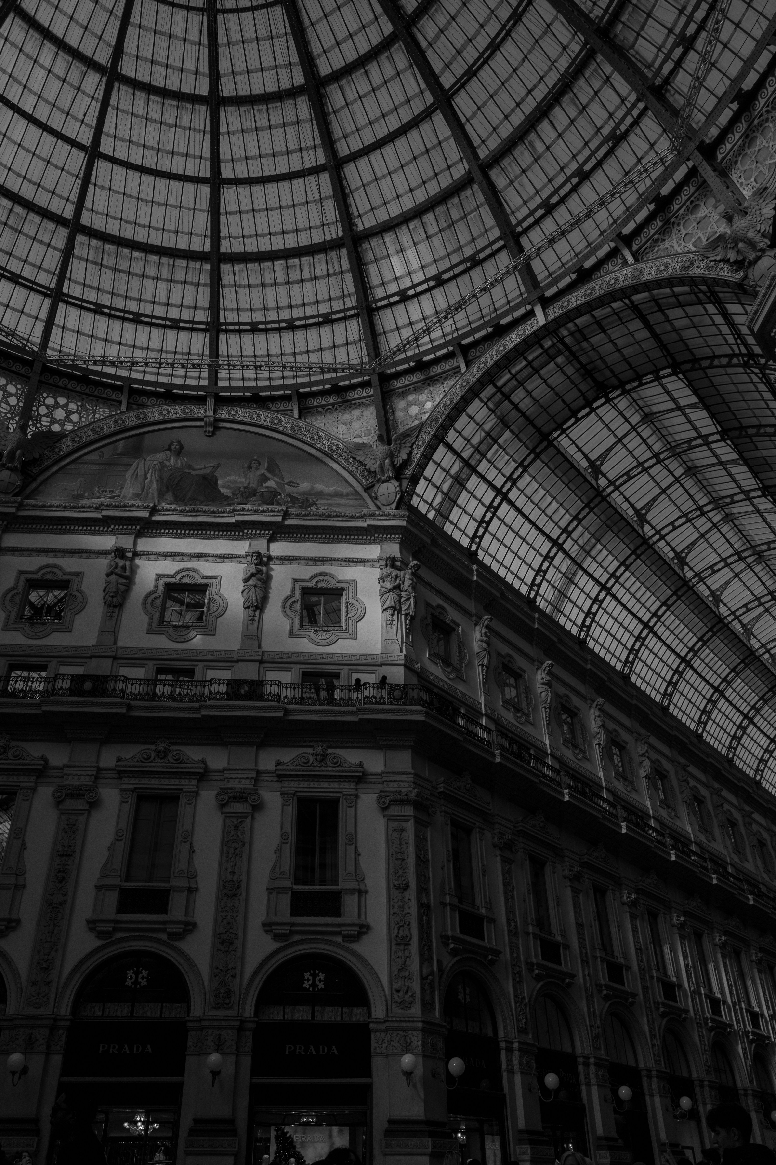 Glass Cathedral: Majestic Arcade Beneath the Curved Conservatory