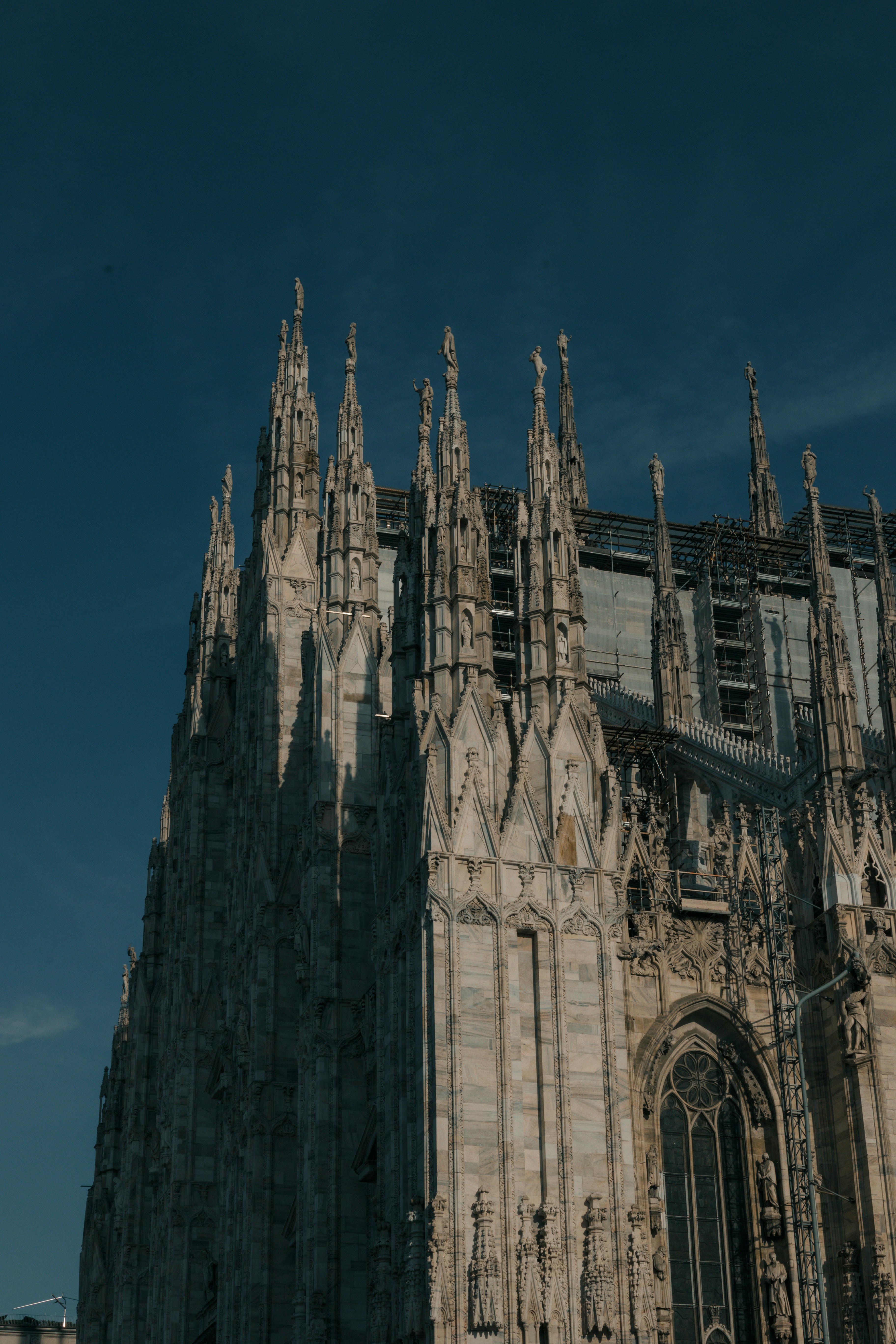 Gothic Facade Reaching Toward the Sky