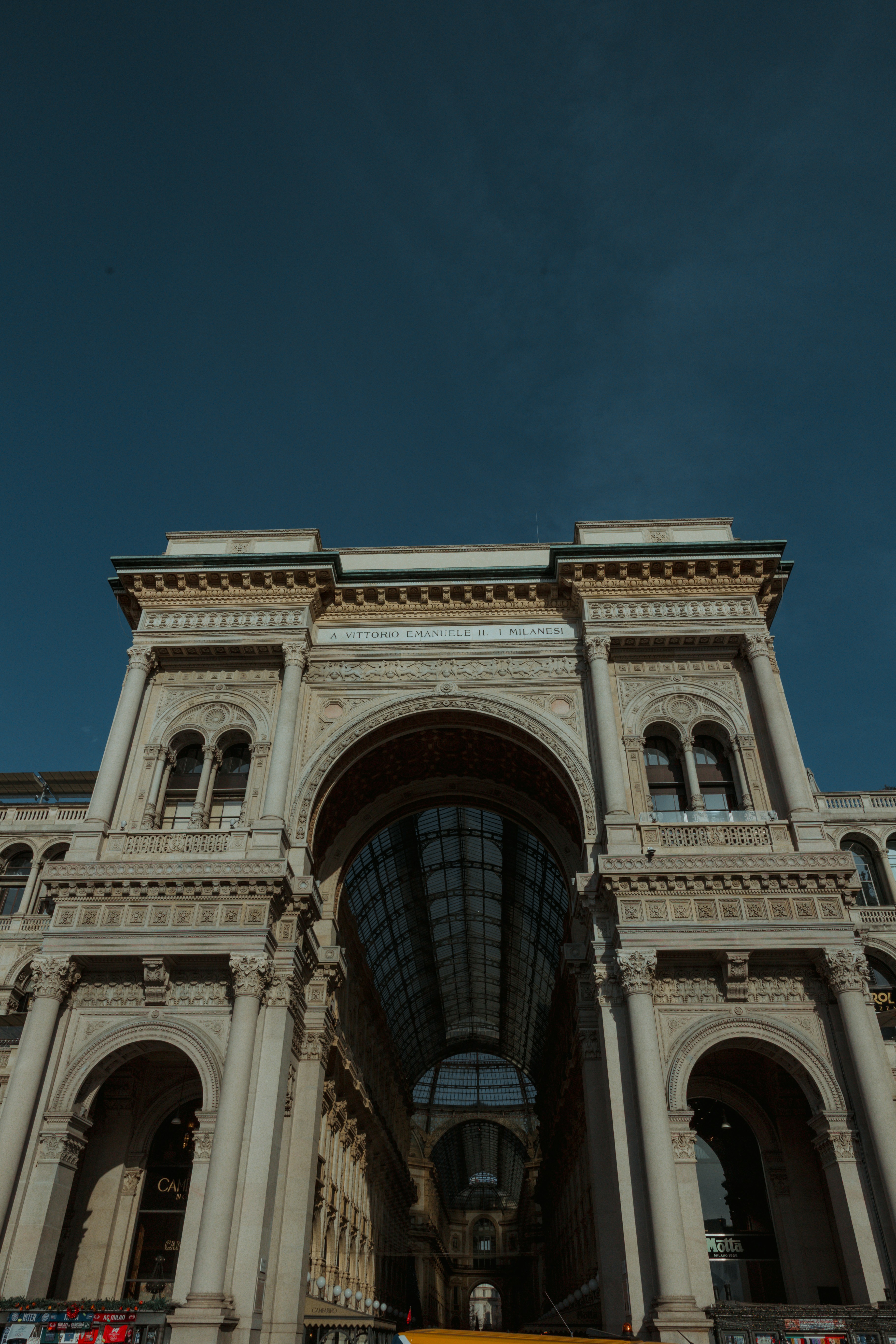 Archway of Grandeur: A Portal to Milan's Galleria Glory