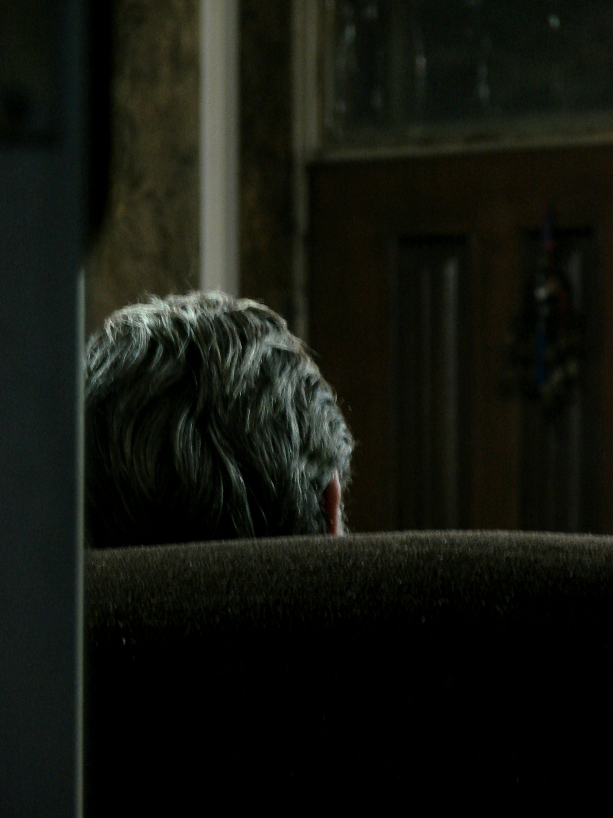 Over the Back of Silence: A Hidden Portrait in a Dim Hall