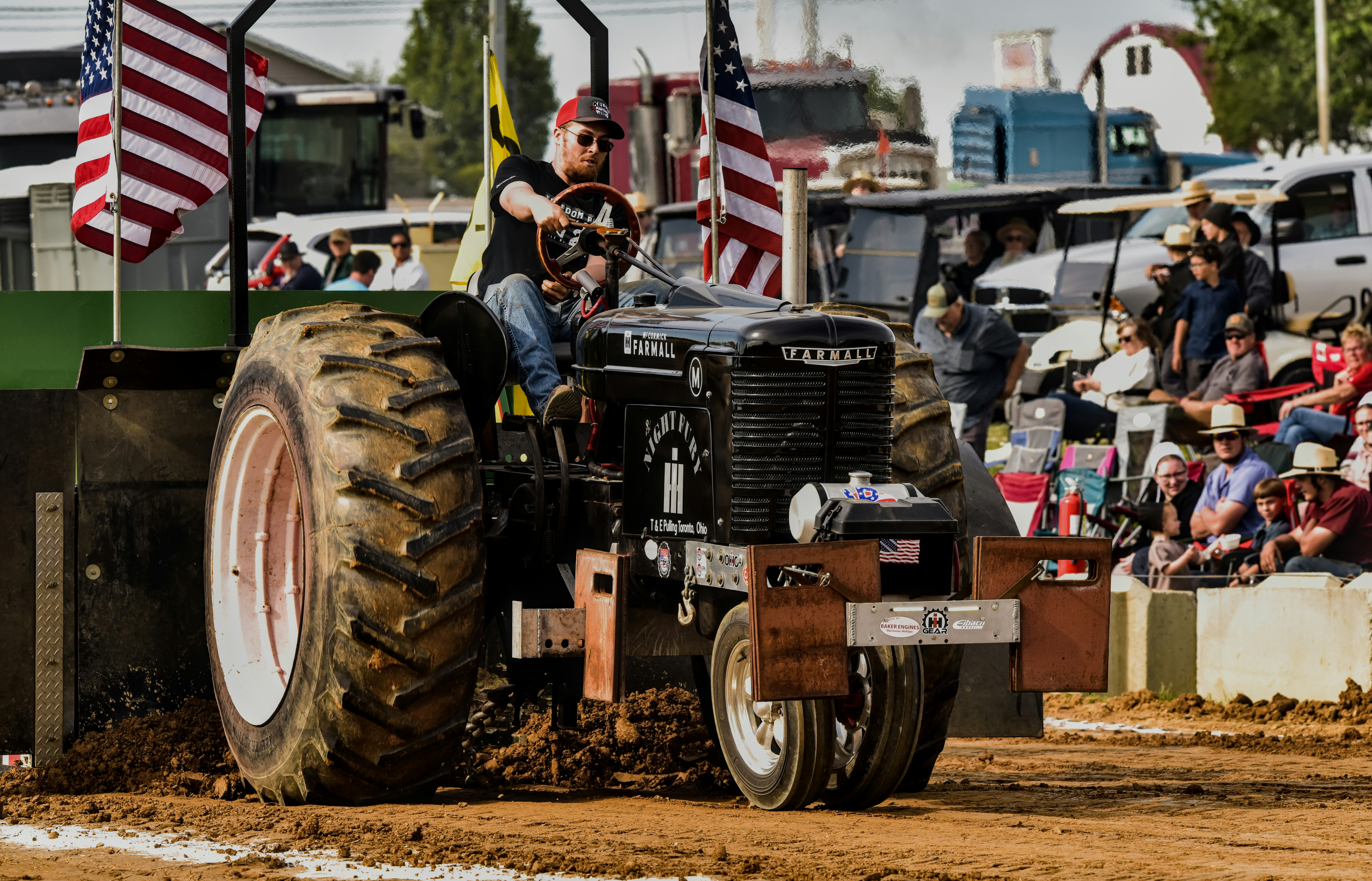 Grunt and Grit: The Lone Tractor Rumbles Into the Arena