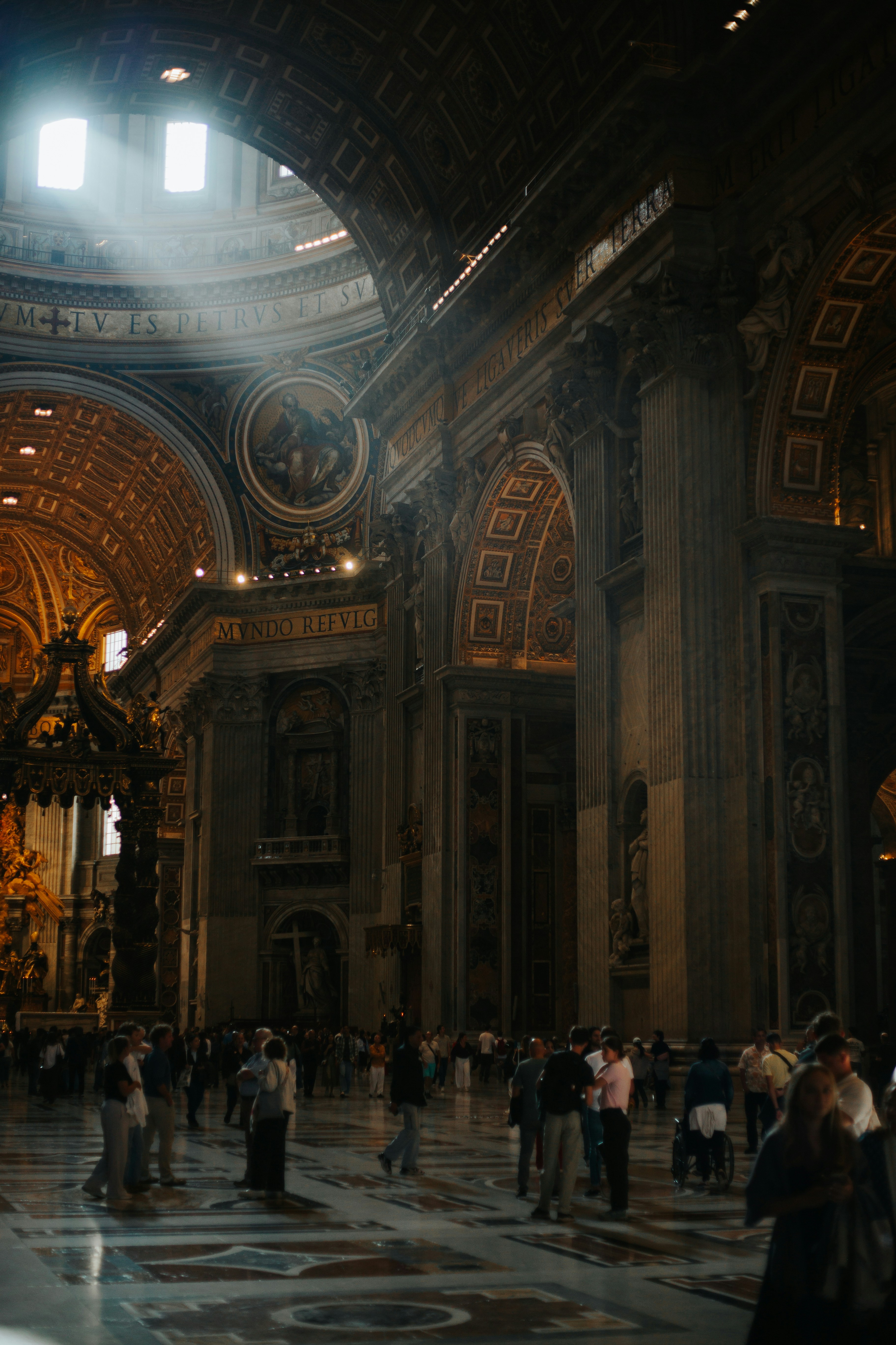 Light through the Dome: Interior Reverence of St. Peter's Hall
