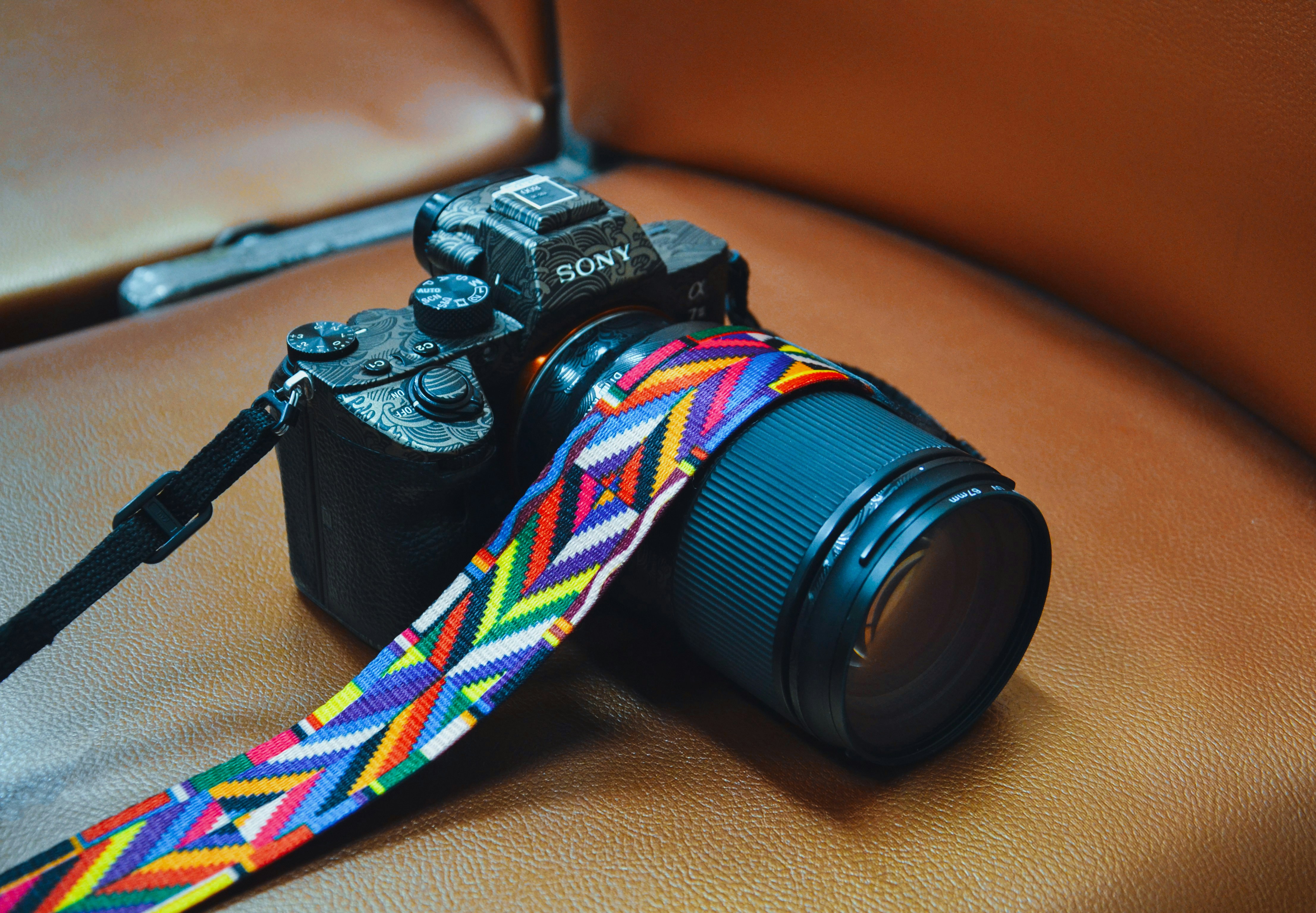 Colorful Straps and Silent Steel: A Sony on Brown