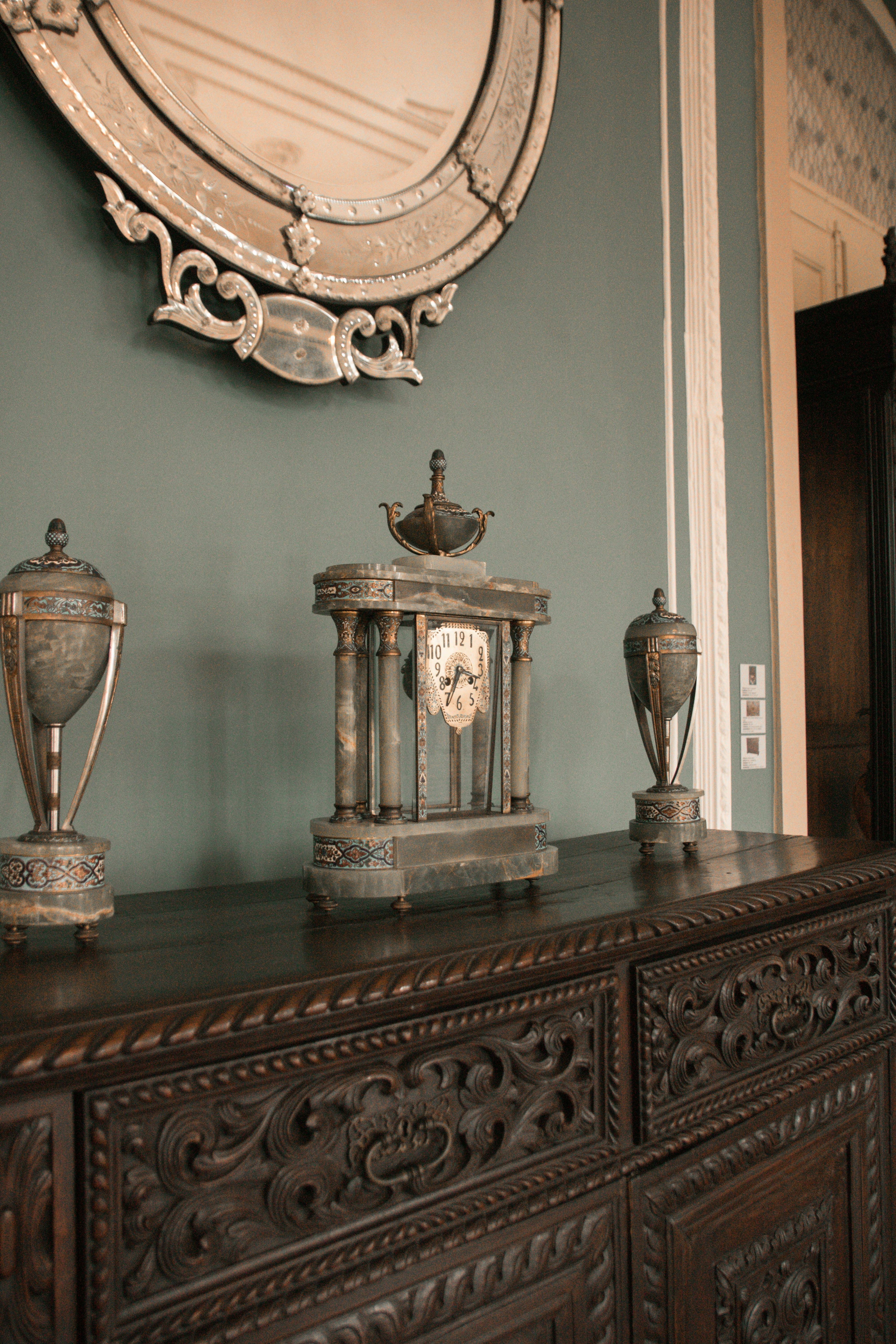 Antique Mantel, Timeless Gears