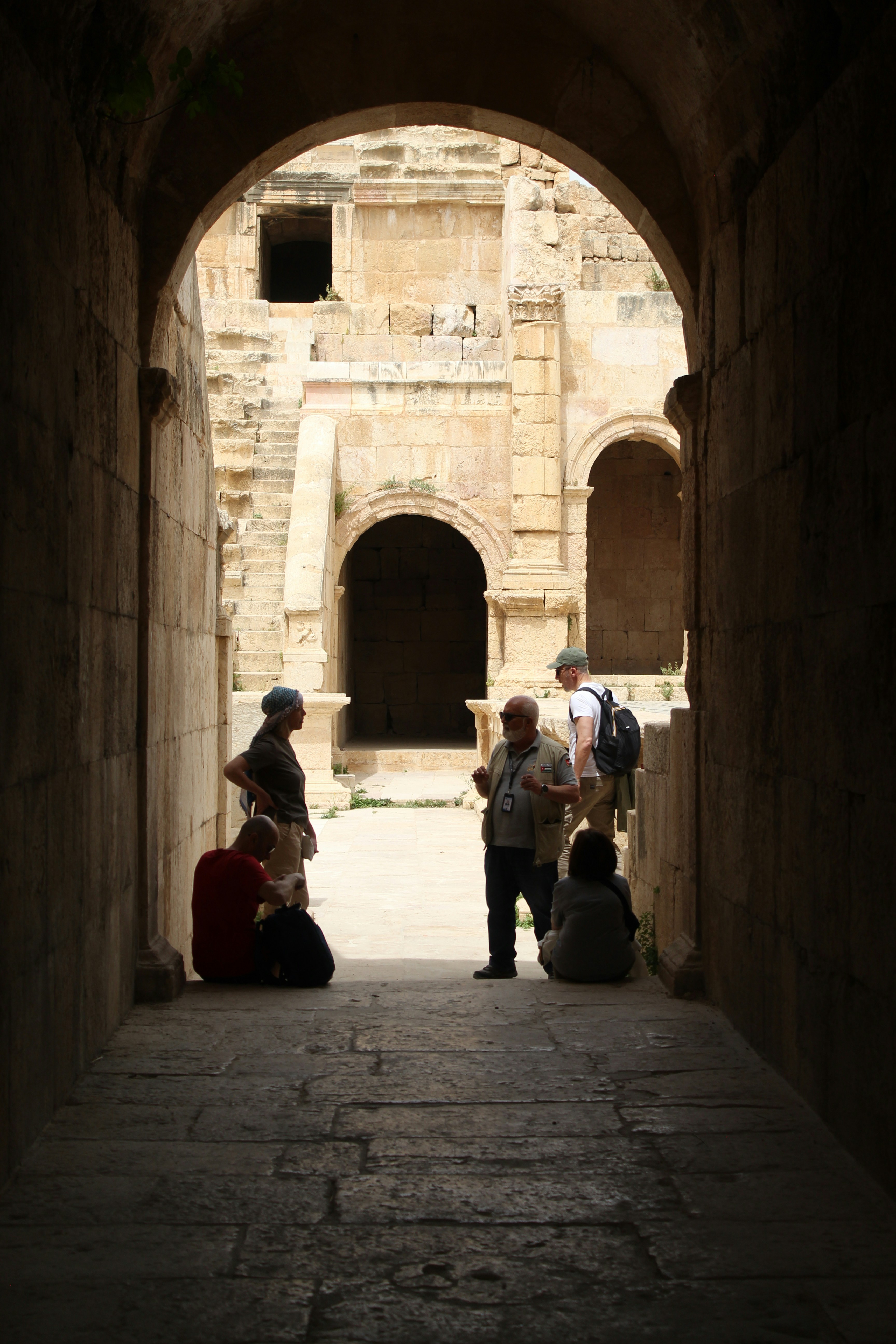 Whispered Voices in the Stone Archway