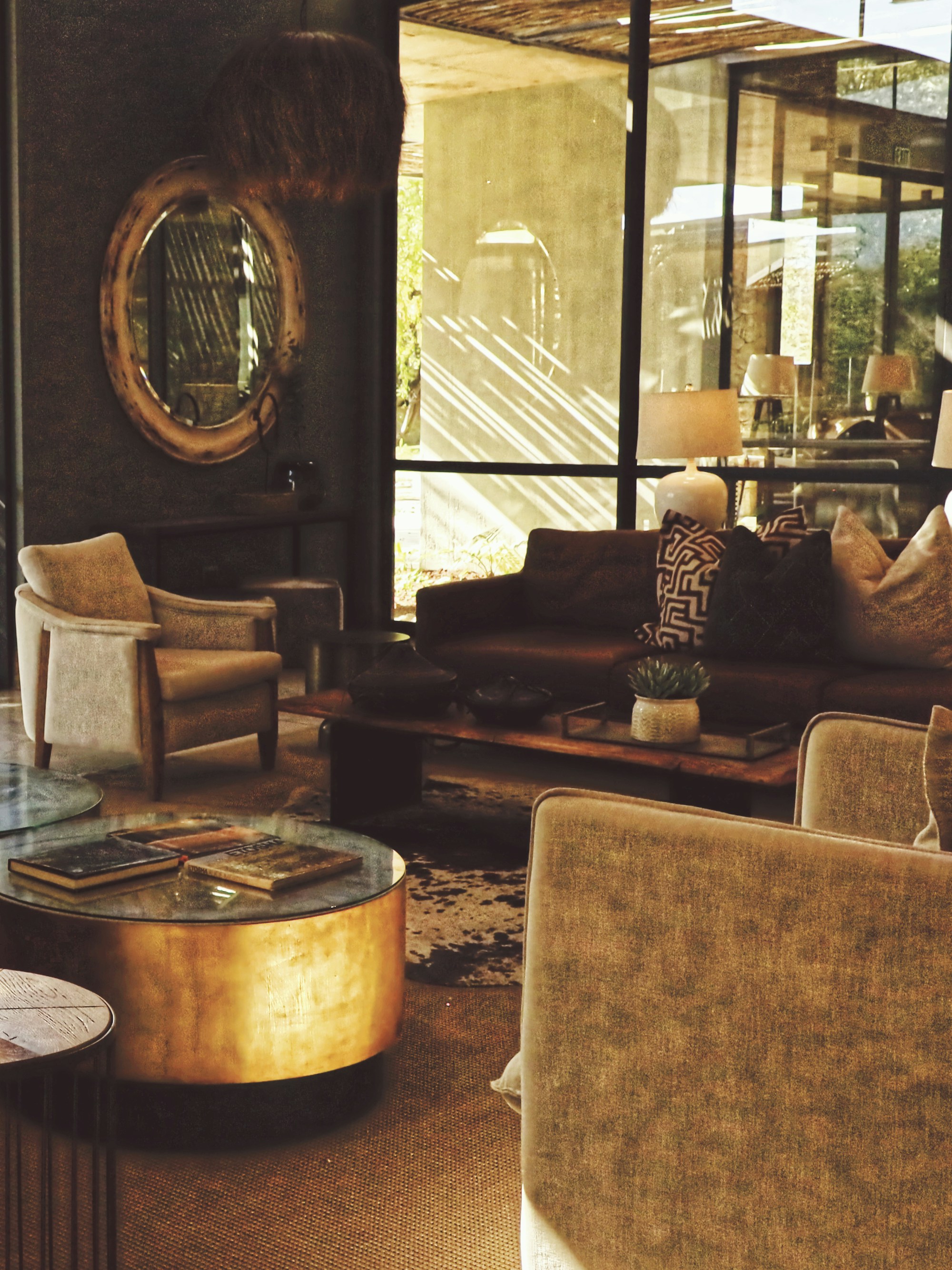 Luminescent Lounge: Afternoon Light on Plush Comfort