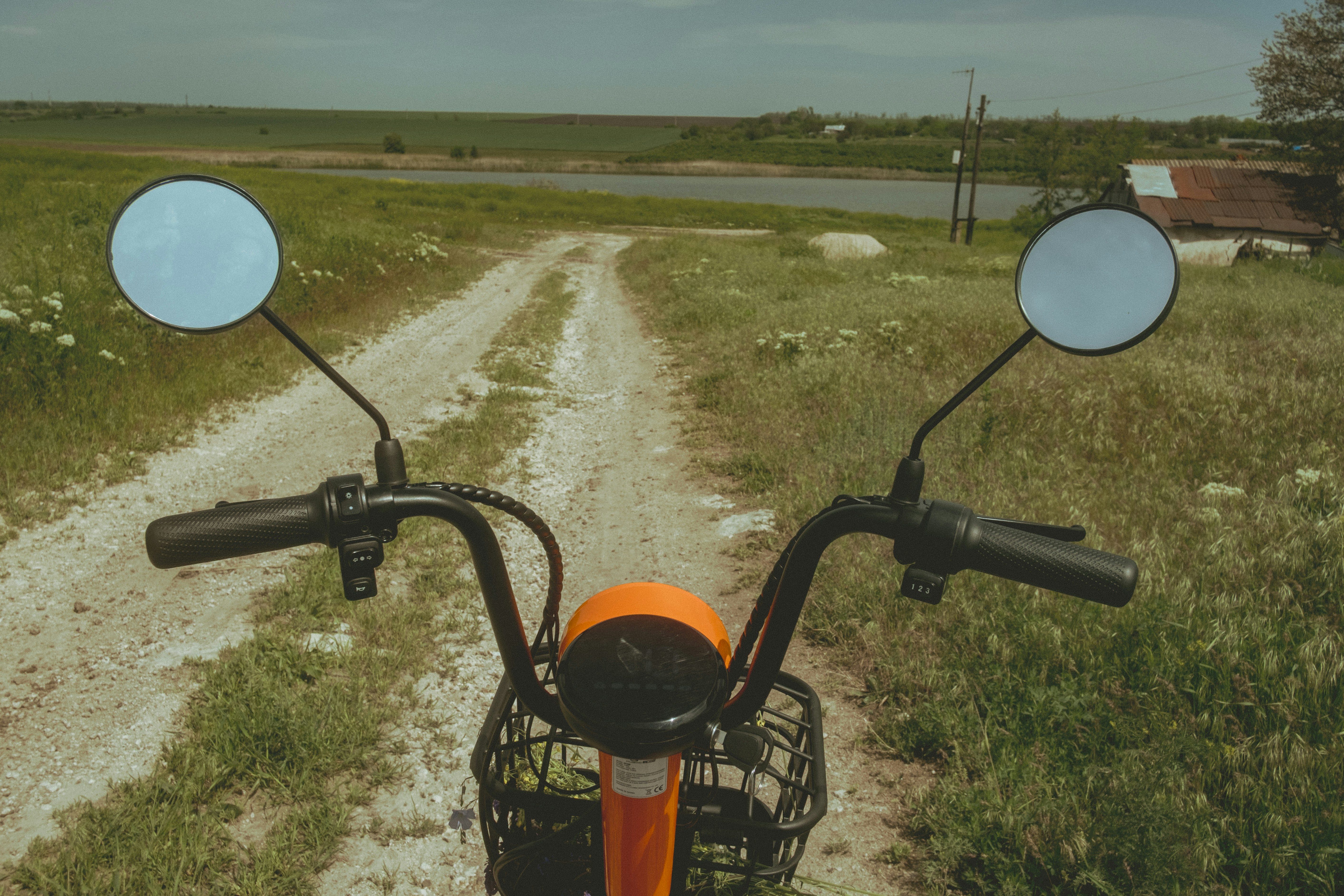 Forward View: Orange Masthead at the Open Road