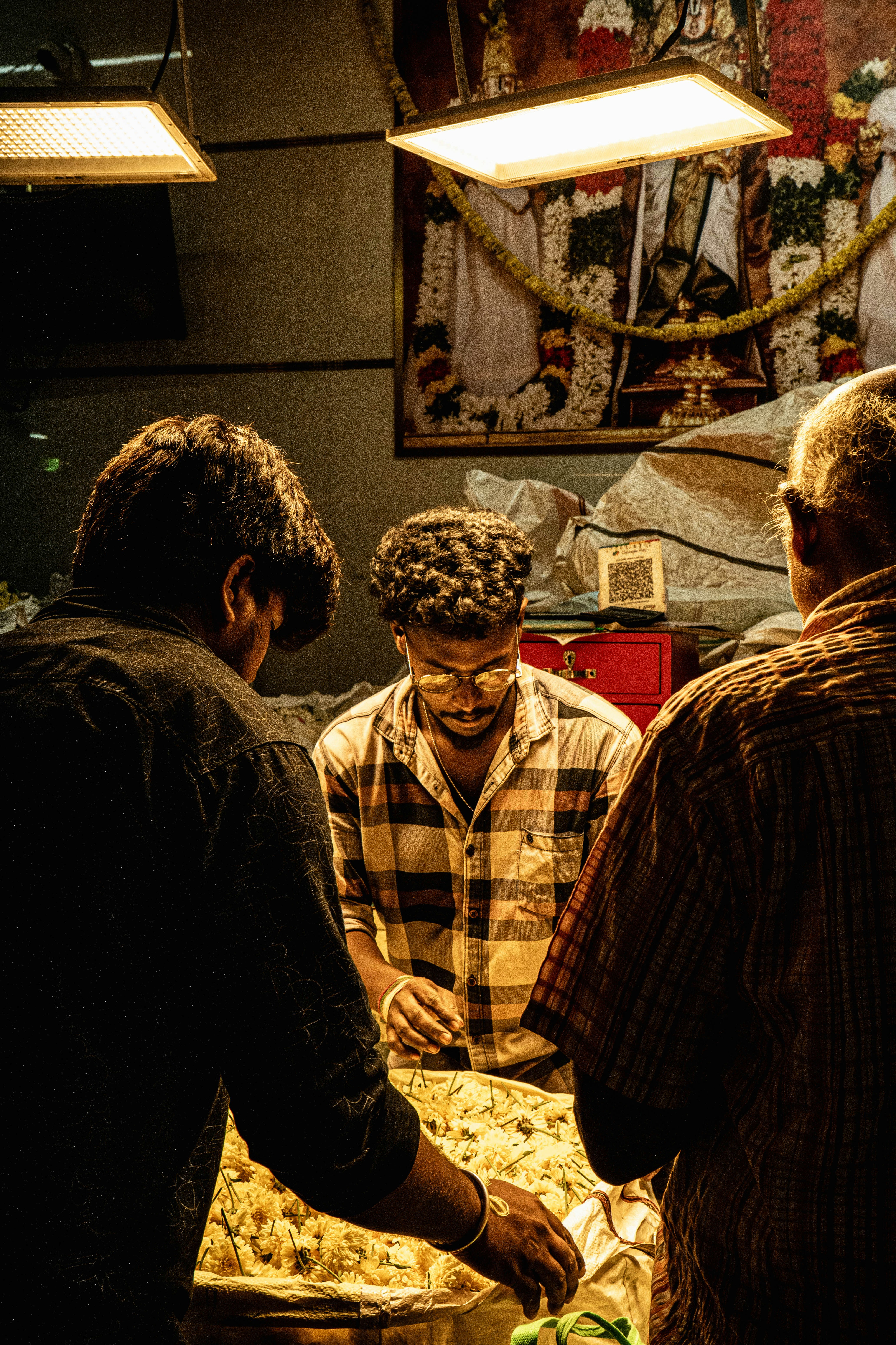 Hands at the Hearth: Crafting Under Dim Gilded Lights
