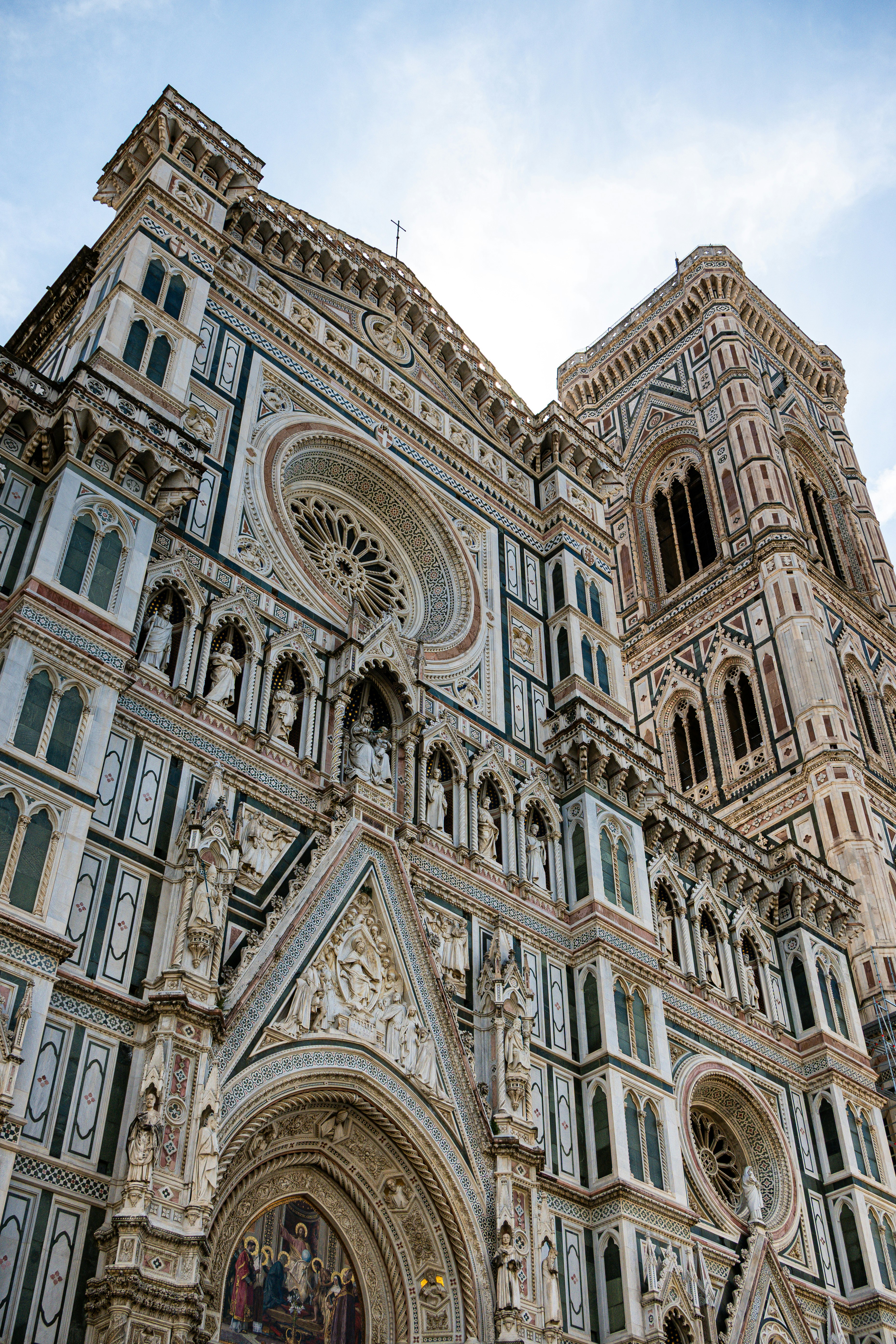 Gothic Marble Facade: The Cathedral’s Carved Portal Reaching Toward the Sky
