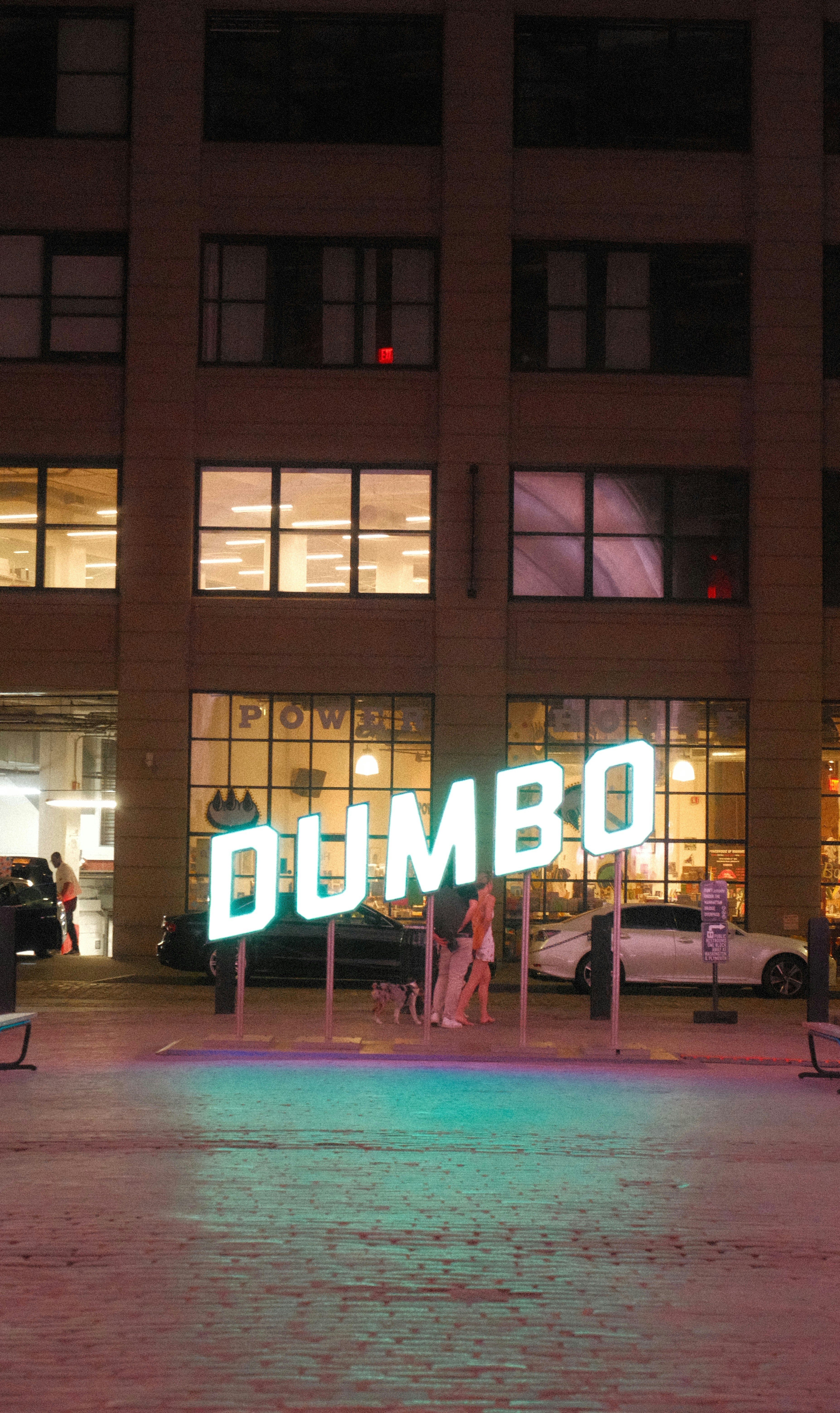 Neon Dumbo: A City Block of Light