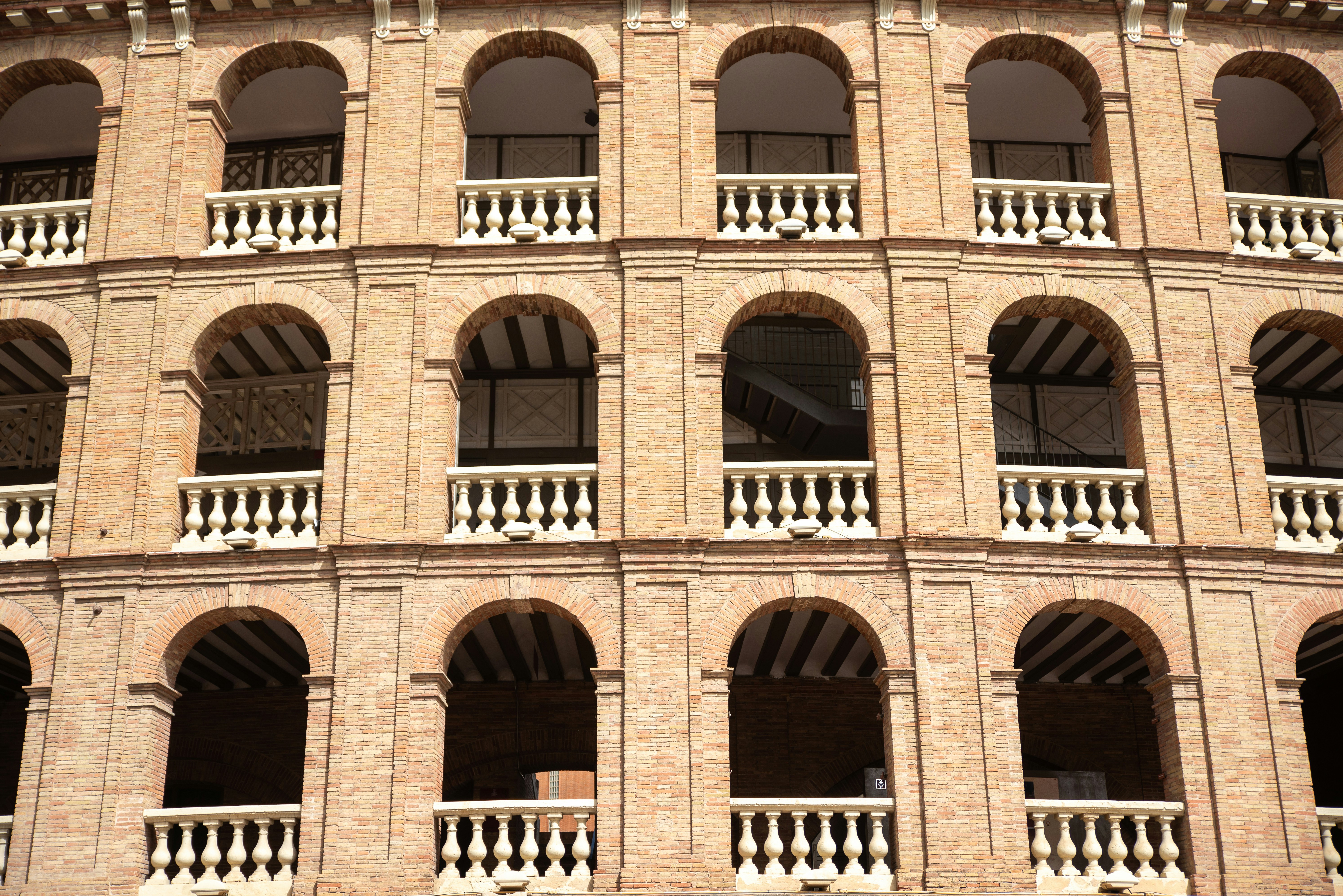 Brick Archway Ensemble: Repetition and Rhythm Across Facade