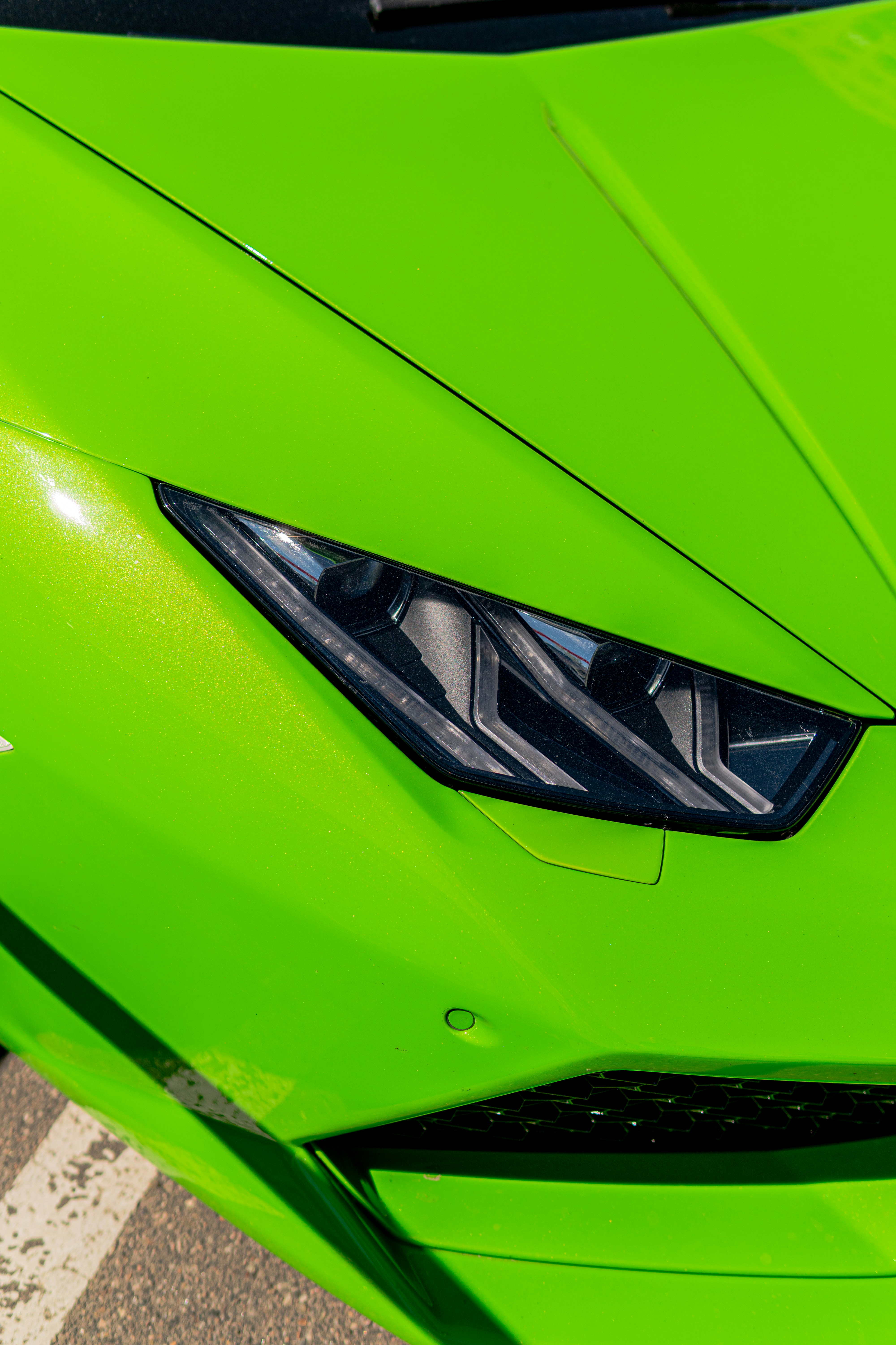 Lime Lightning: The Front Quarter of a Neon Death Machine