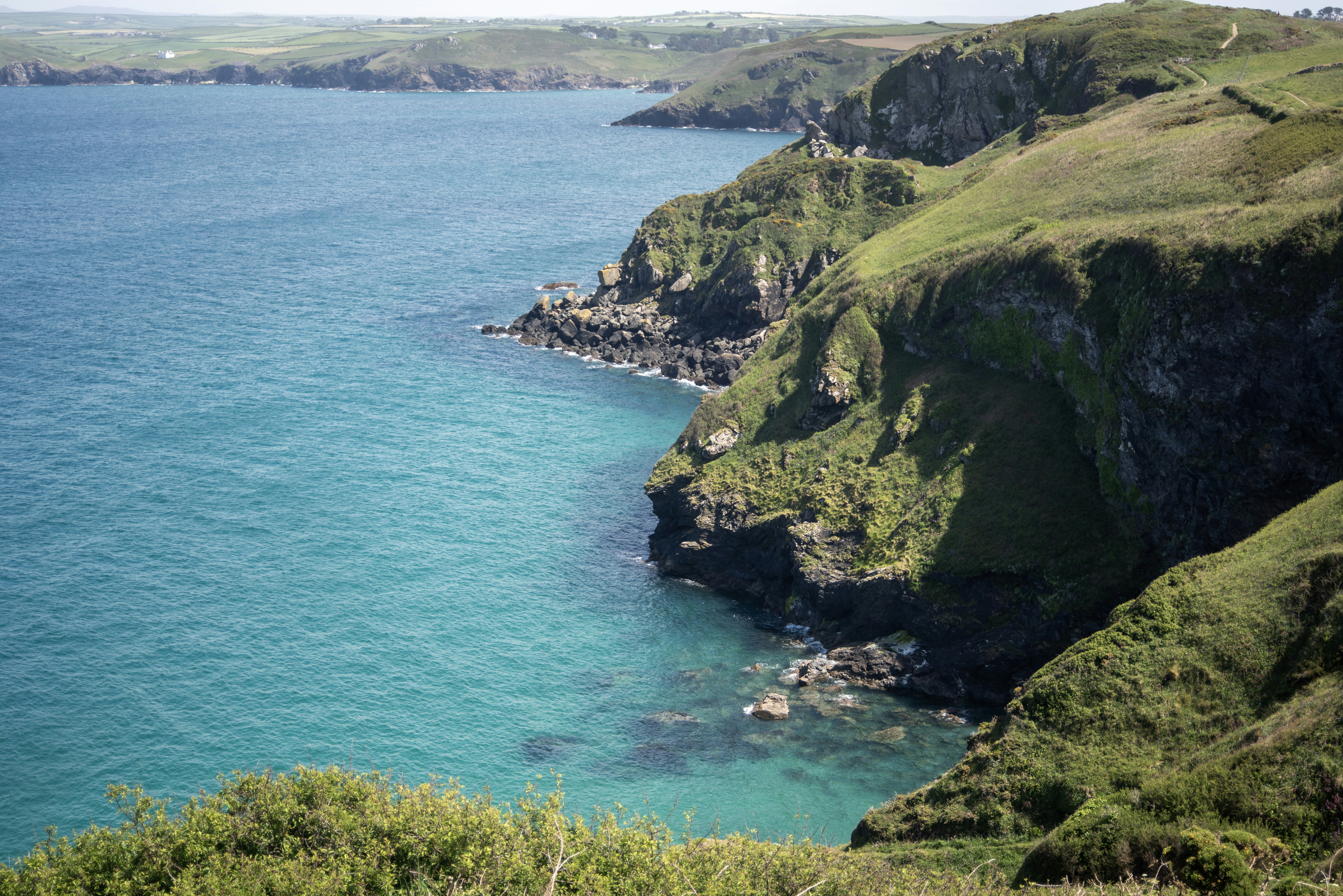 Cliffside Dawn over Turquoise Atlantic