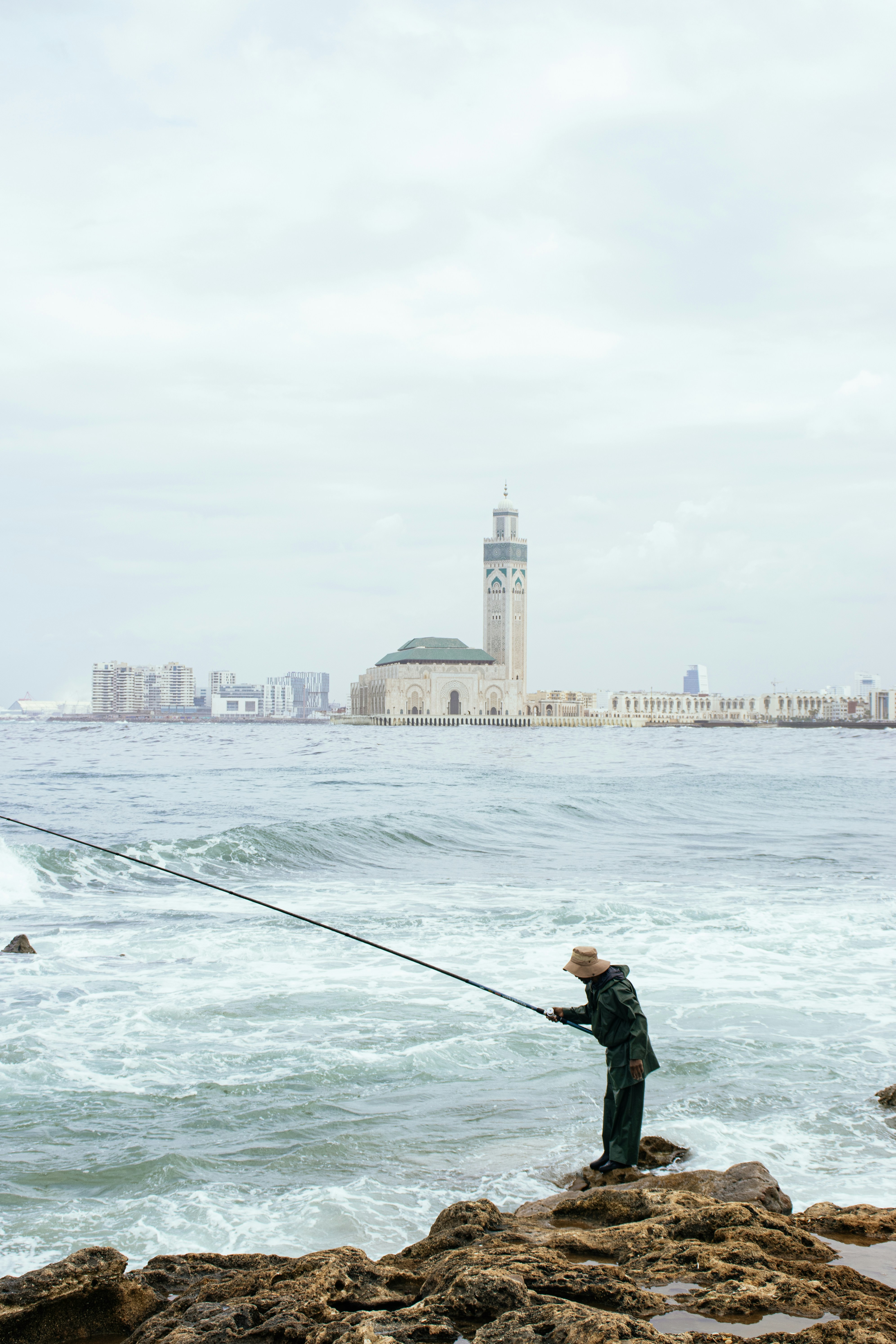 Rogue Angler against a Conquering Cityscape