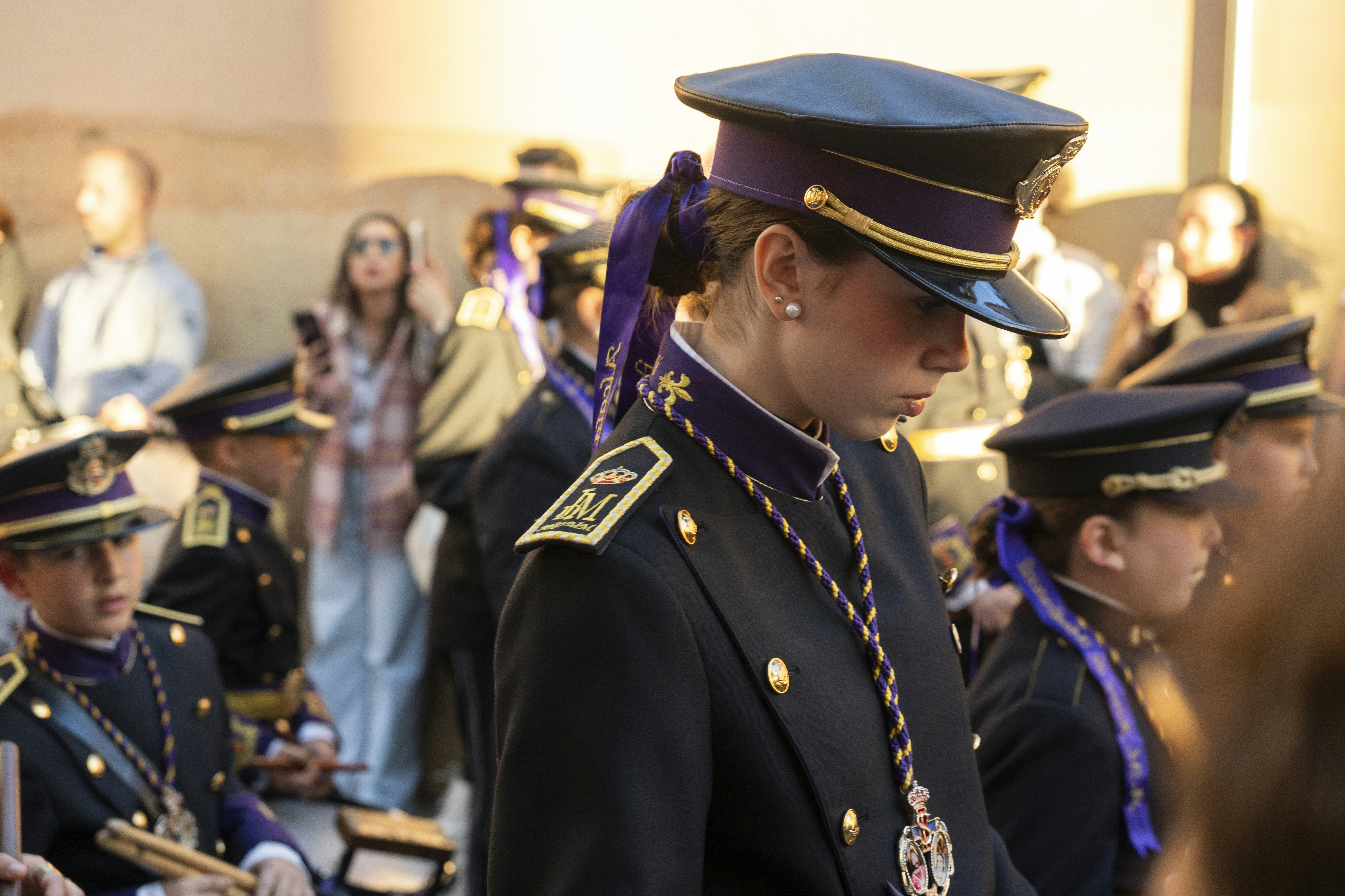 Grace in Uniform: A Moment Amid the Parade