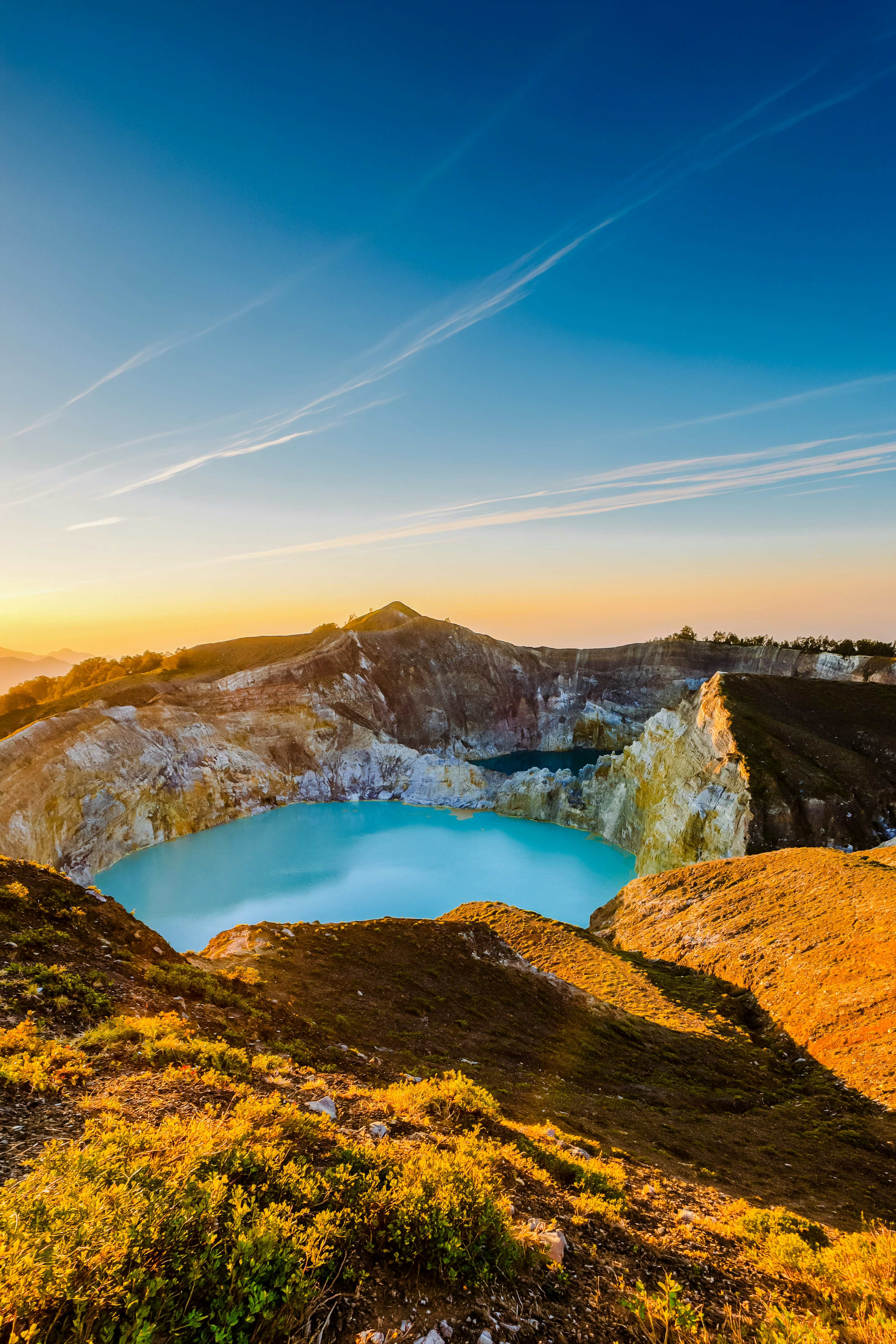 Emerald Crater at Sunset