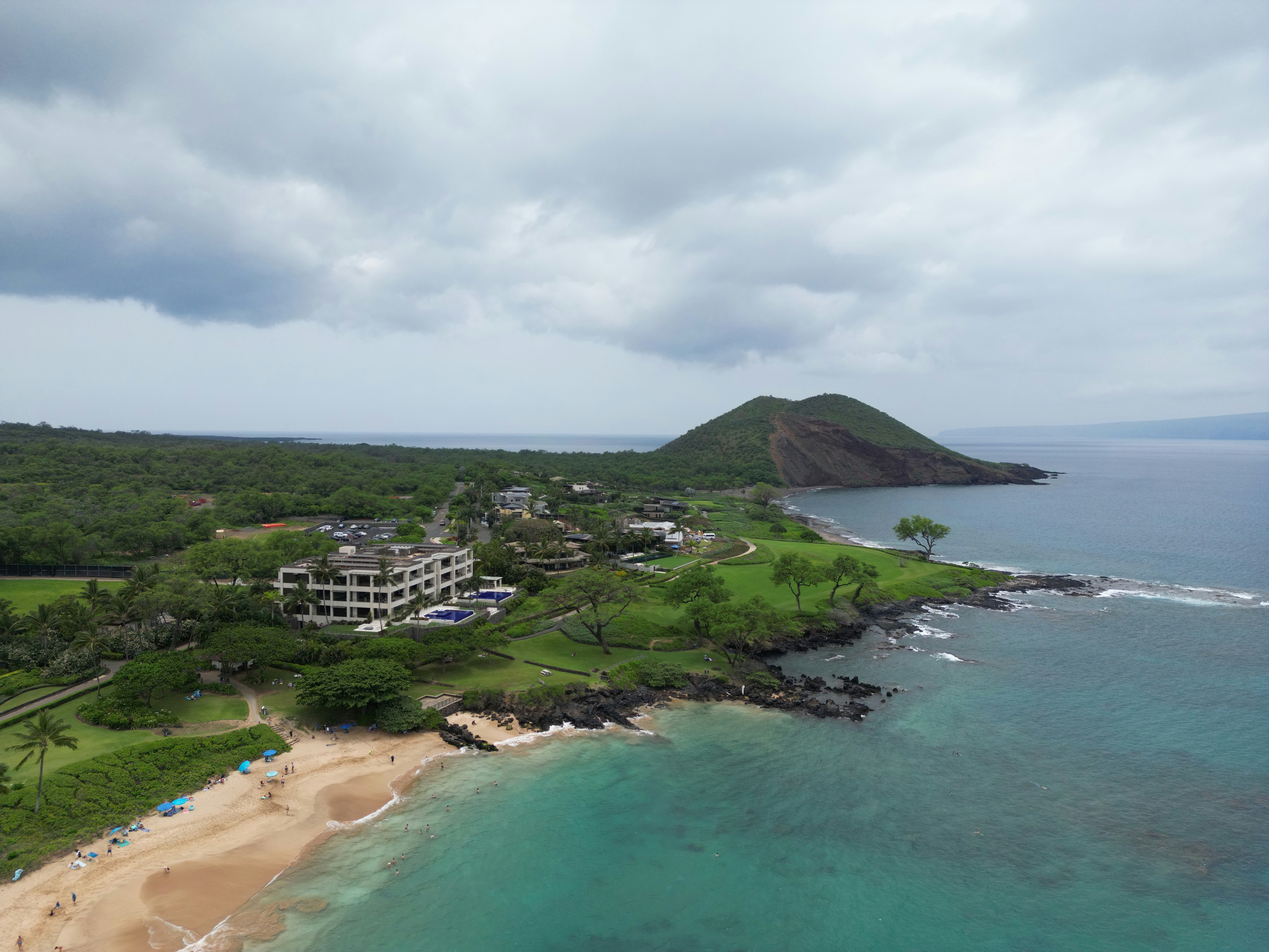 Lush Peninsula Resort Fringed by Turquoise Waves