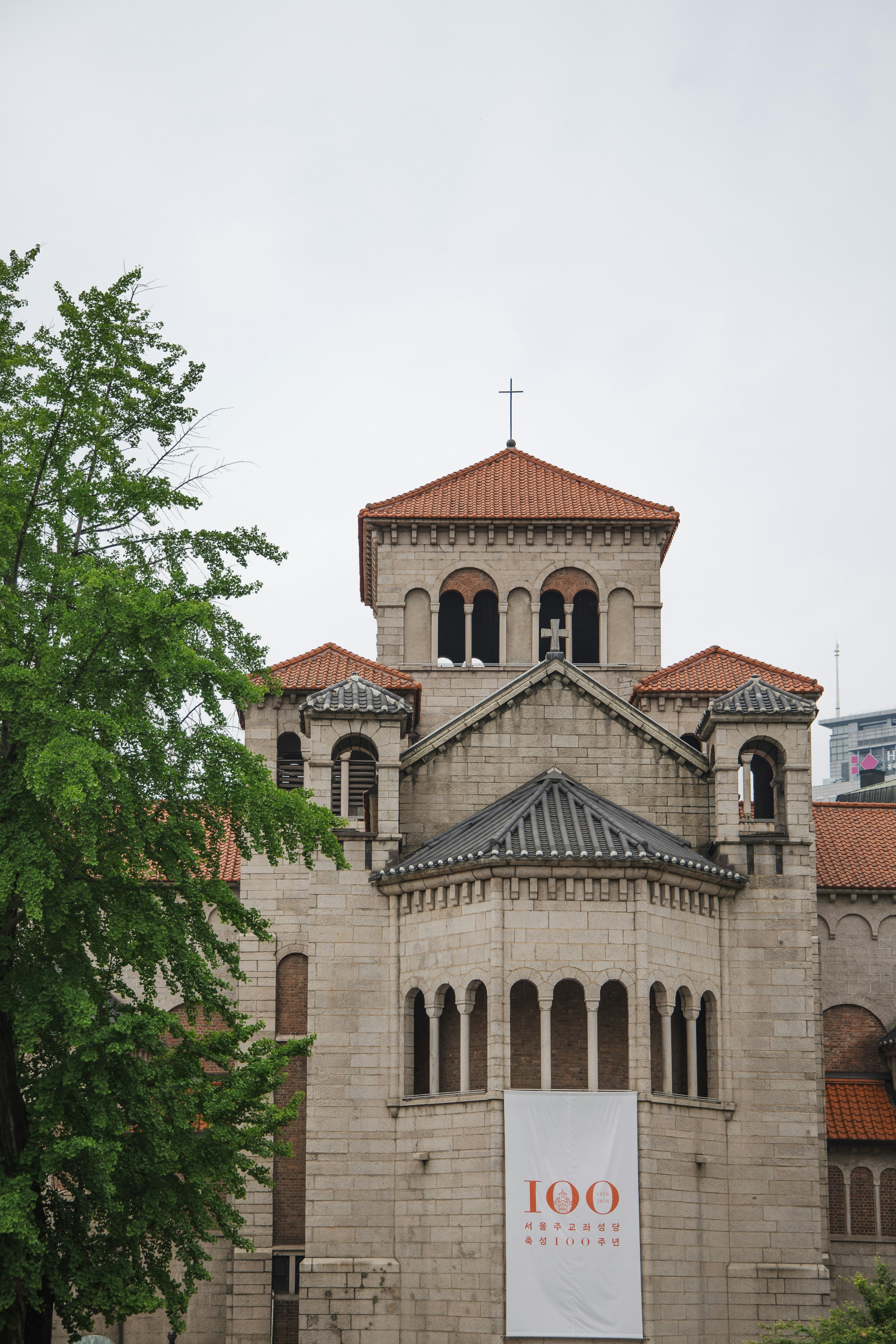 Stone Basilica Under an Open Sky