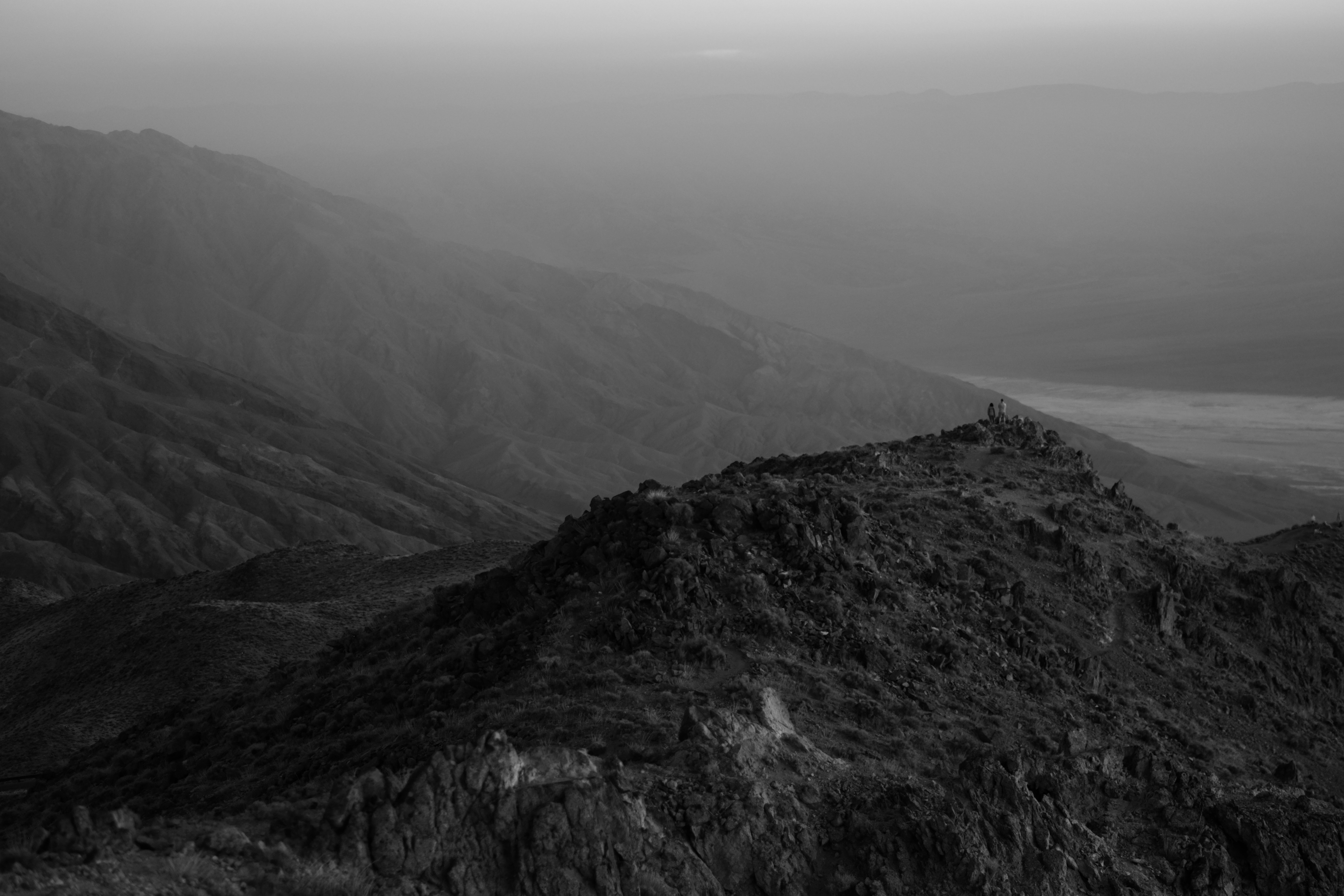 Ridgeline at Dusk: A Silent Ascent over the Rift