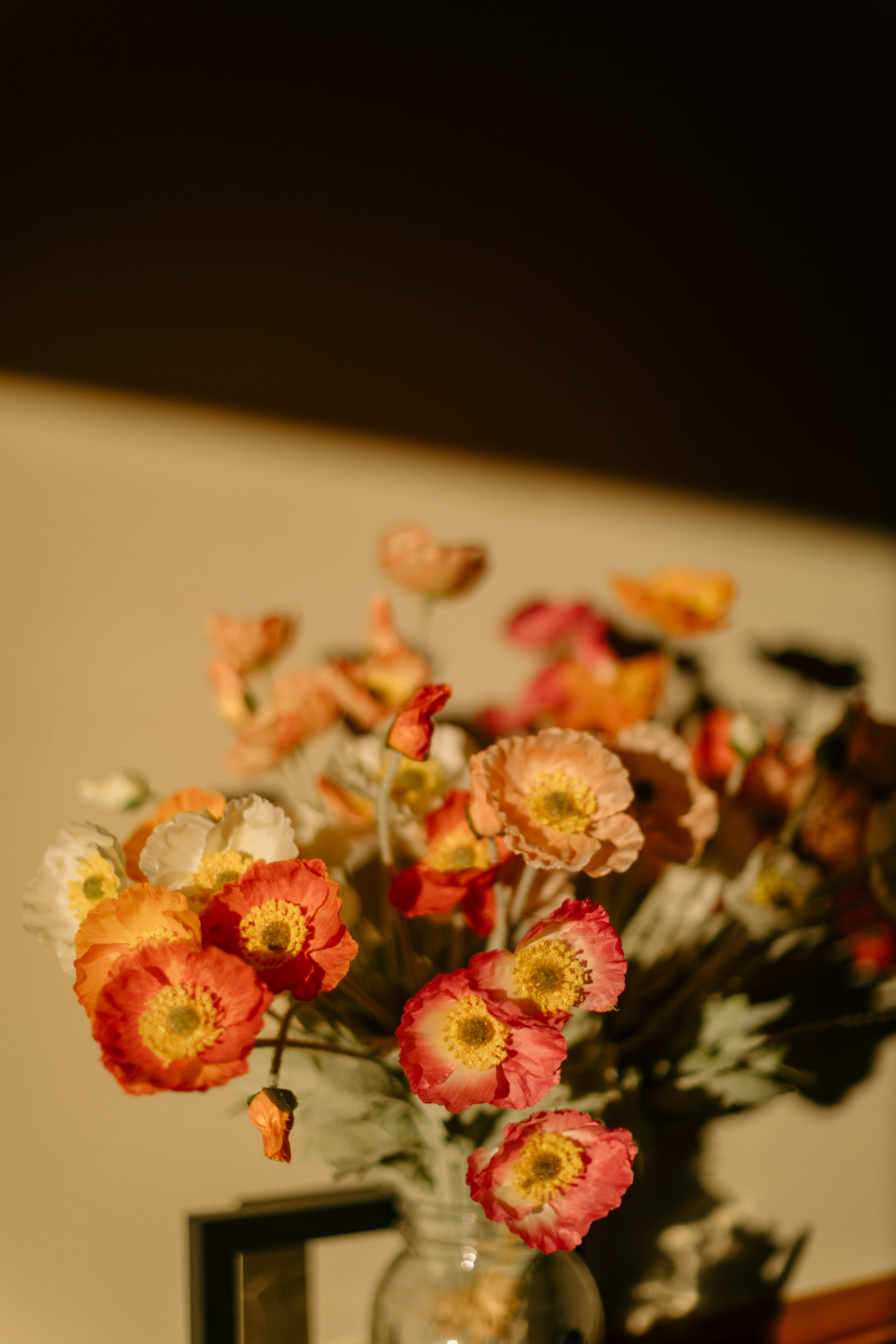 Floral Bouquet in Warm Glow