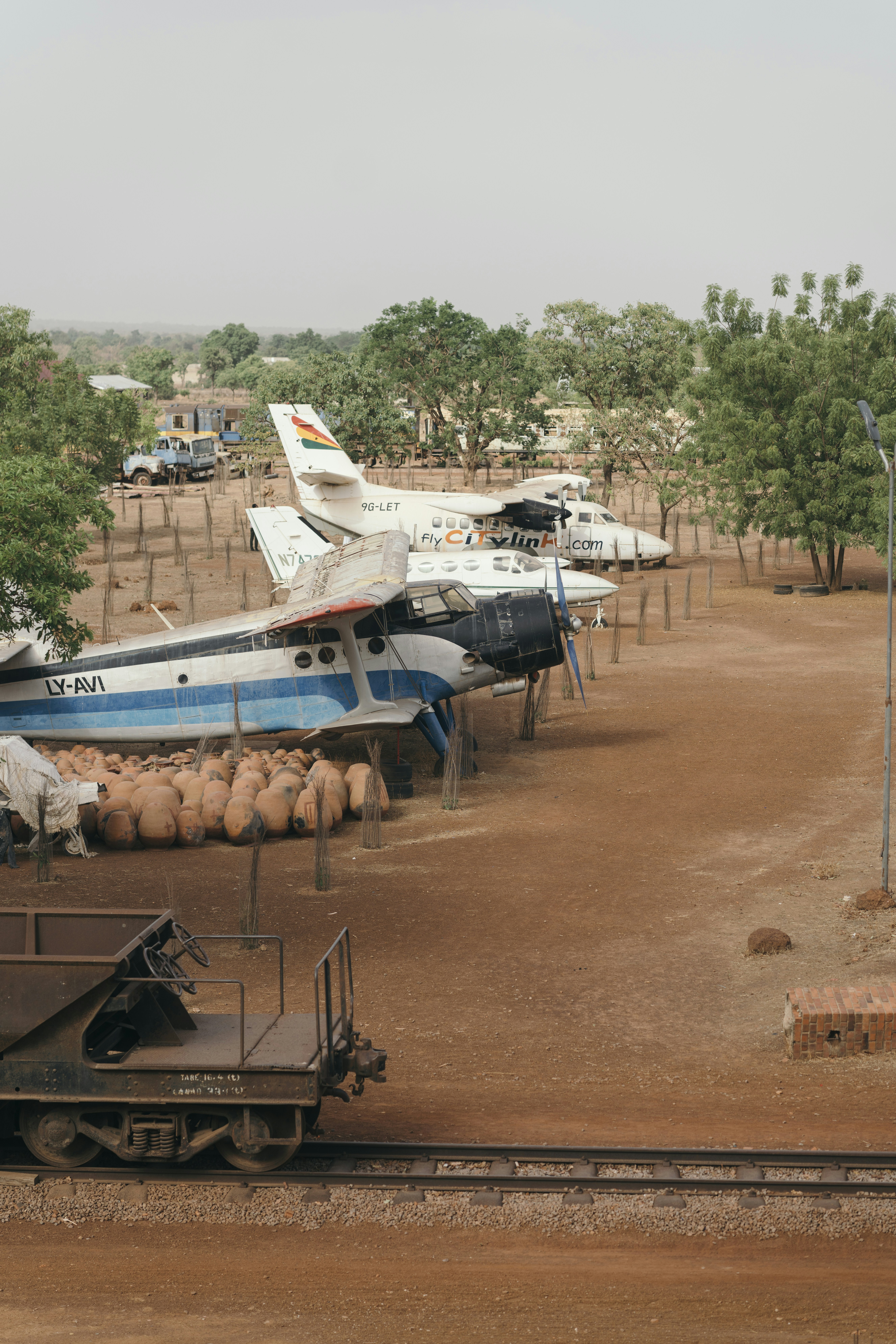 Derelict Wings and a Rattling Railside