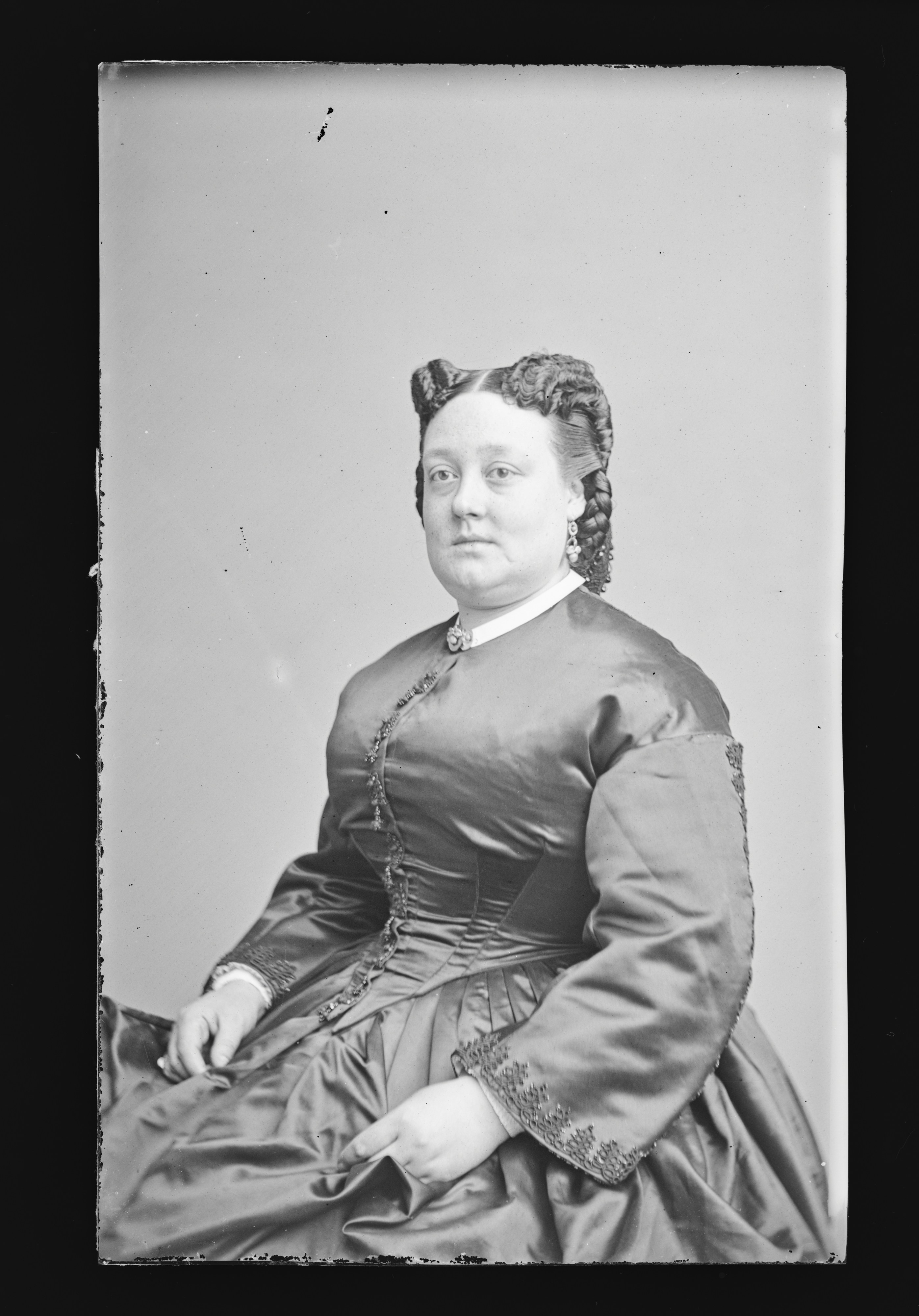 Portrait of a 19th-Century Matron: Quiet Grace in Silk