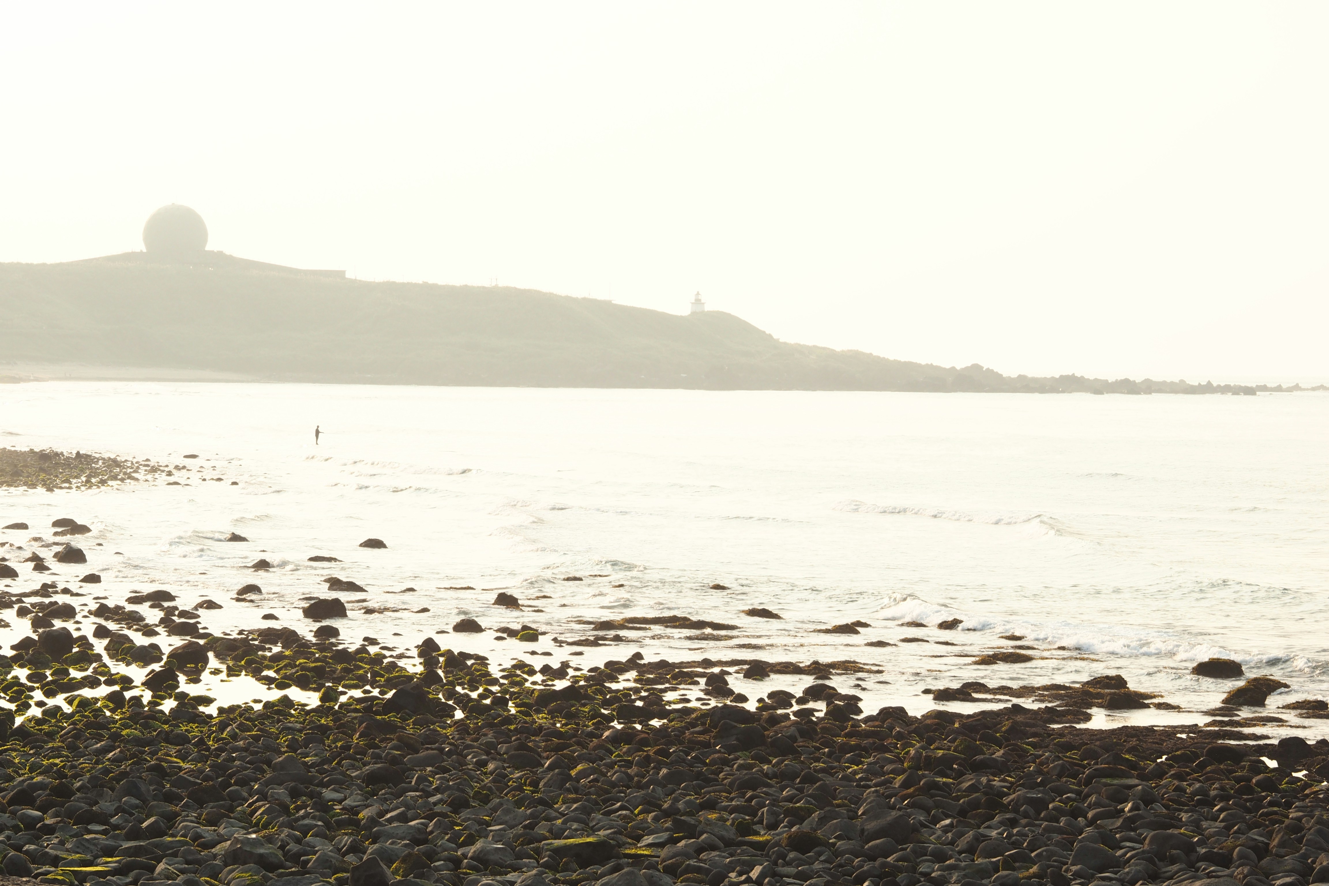 Dawn over the Pebble Beach and Distant Headland