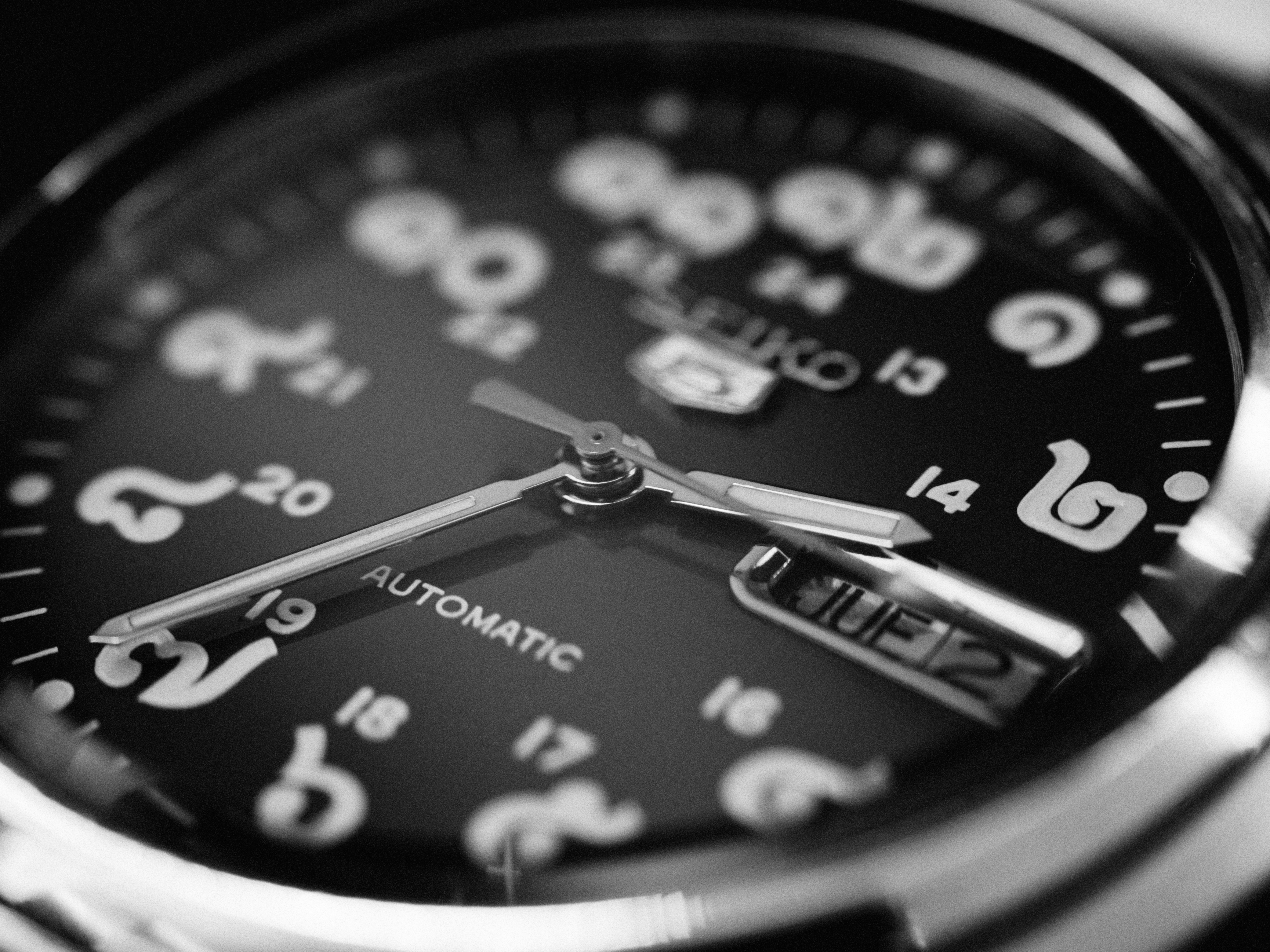 Time in Focus: A Close-Up of a Mechanical Moment