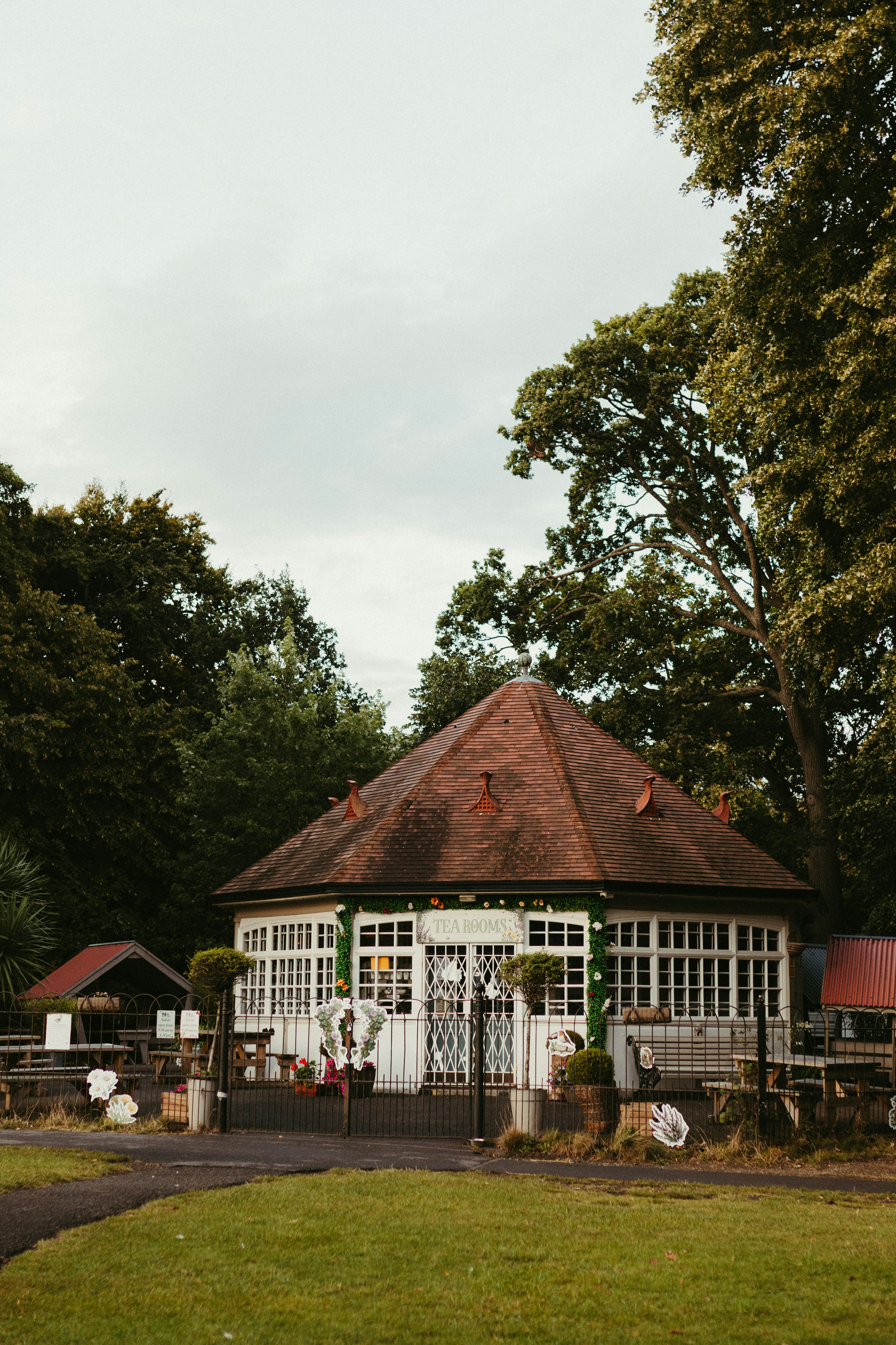 Heritage Tea House in a Quiet Park