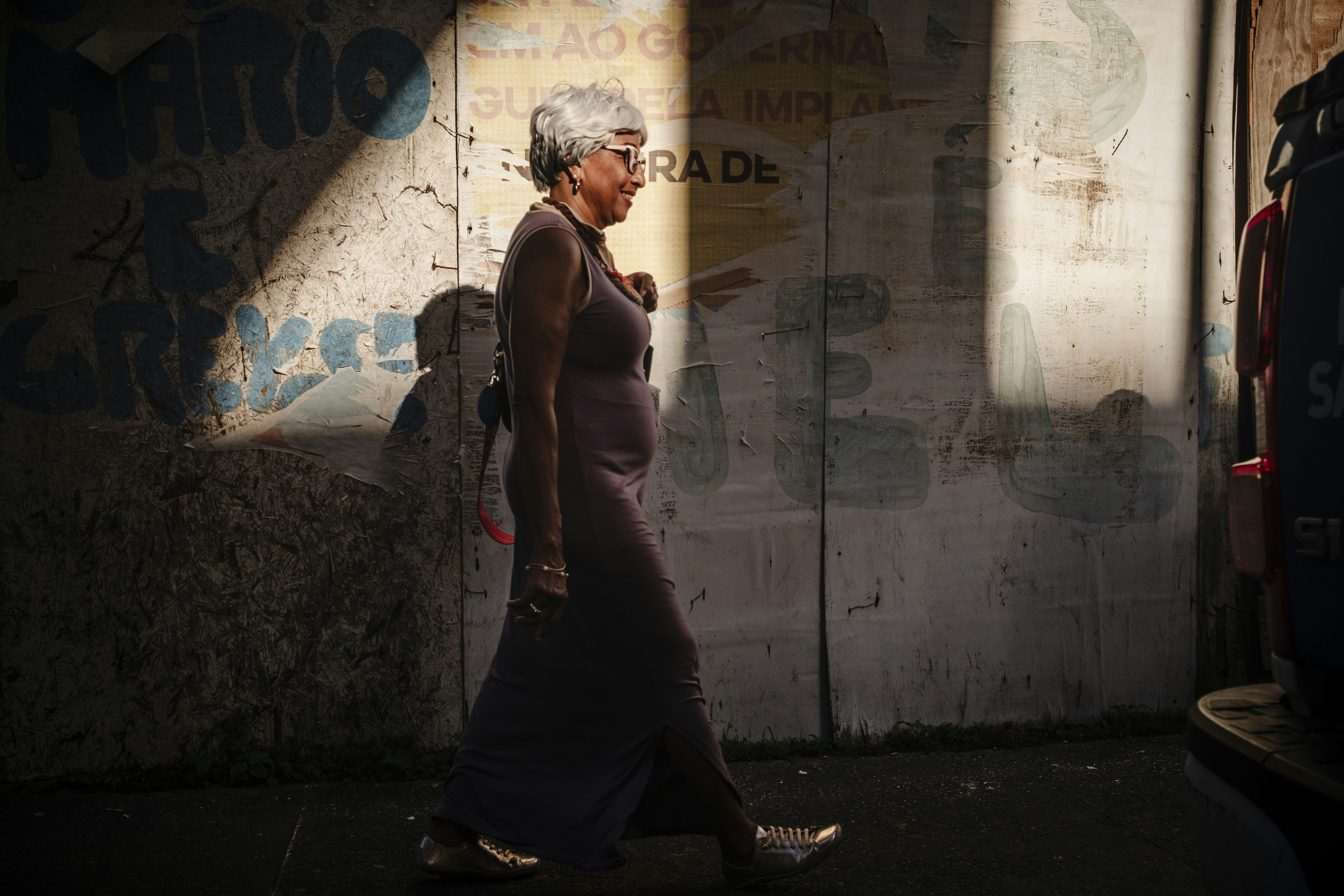 Stride in the Shadowed Alley