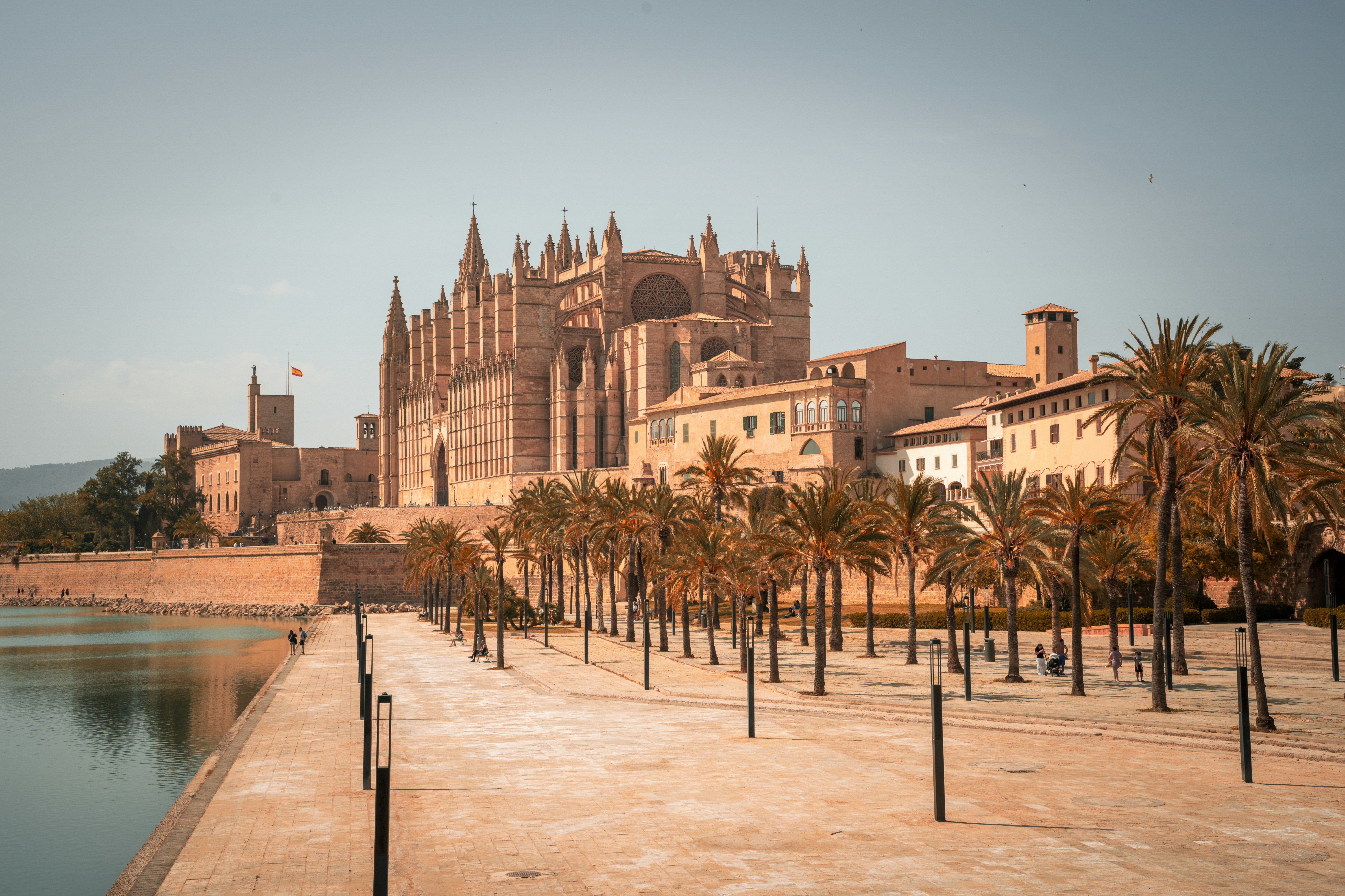 Harbor Promenade Toward the Cathedral