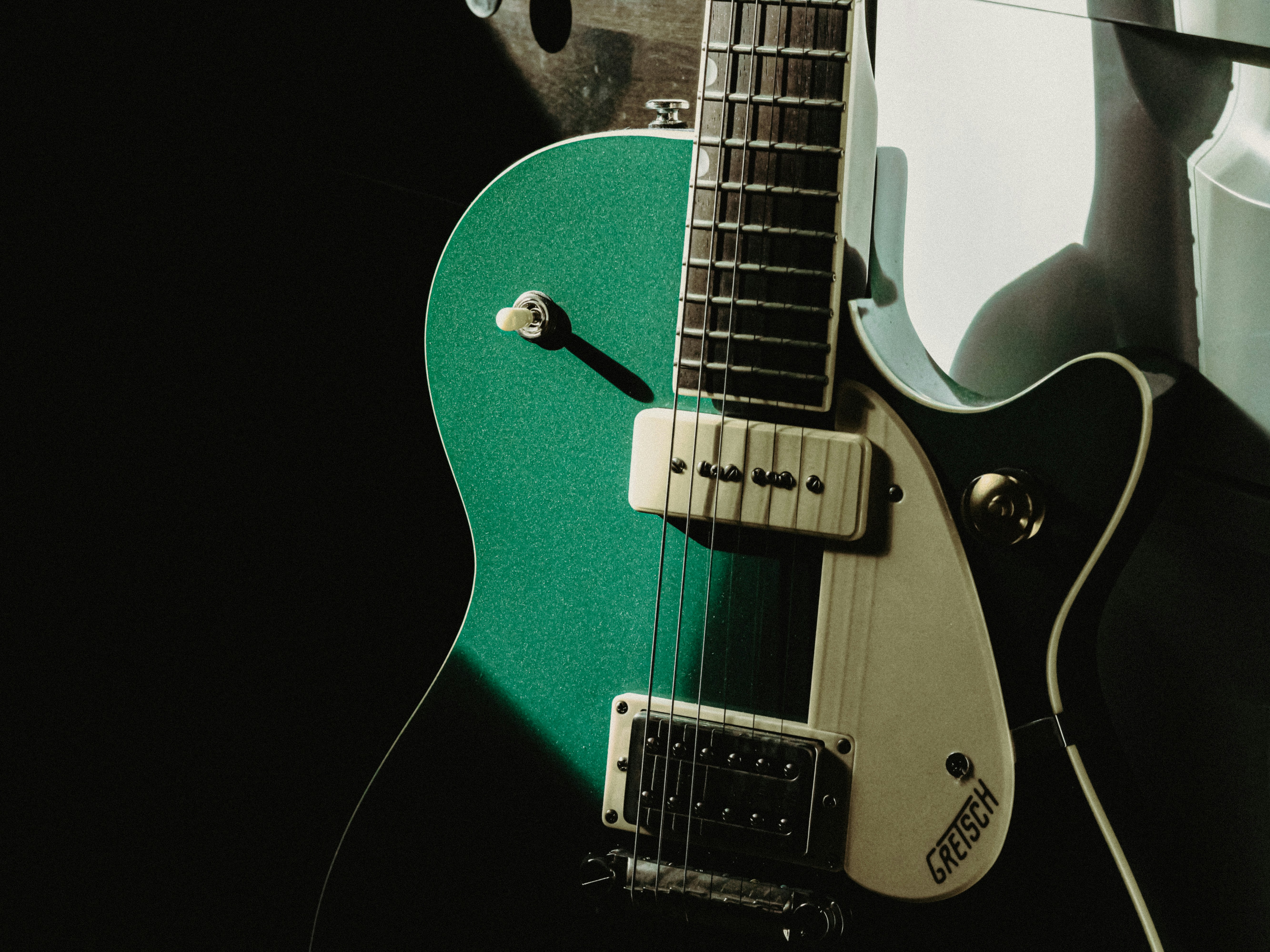 Emerald Tele: A Green Gretsch Dressed in Stage Light