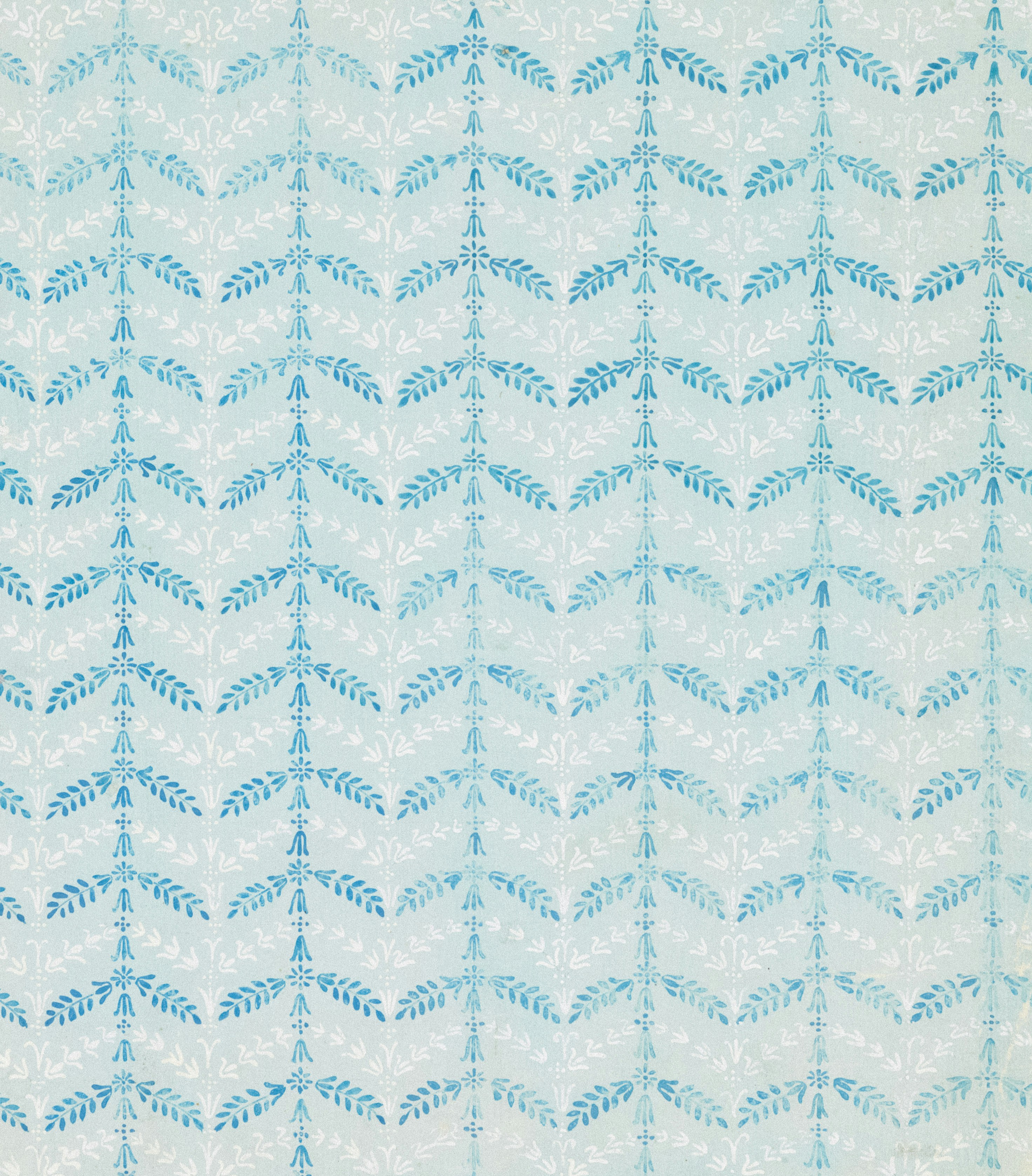 Repeating Indigo Echo: A Tonal Pattern in Pale Turquoise