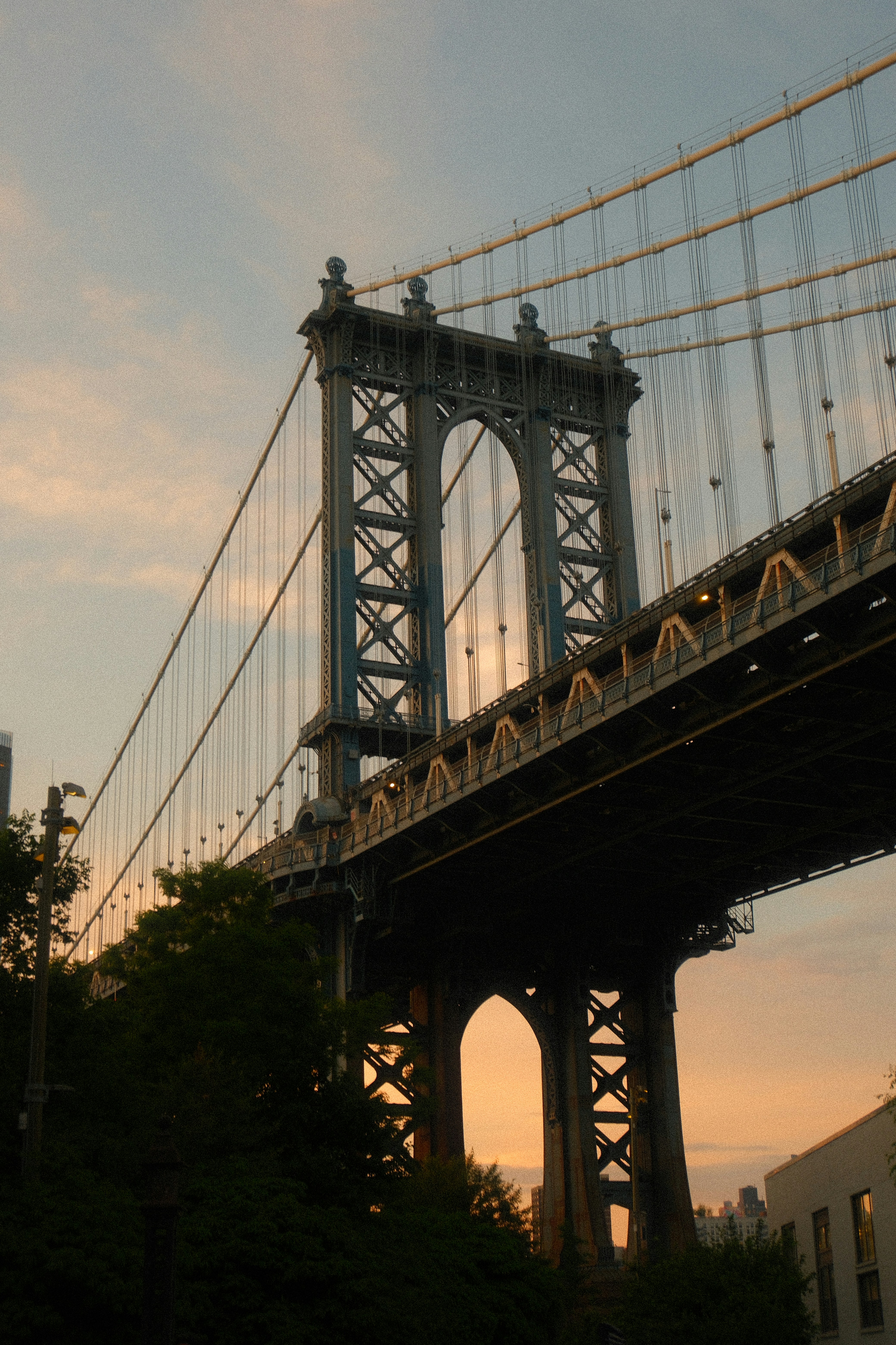 Sunset Glow on the Manhattan Bridge