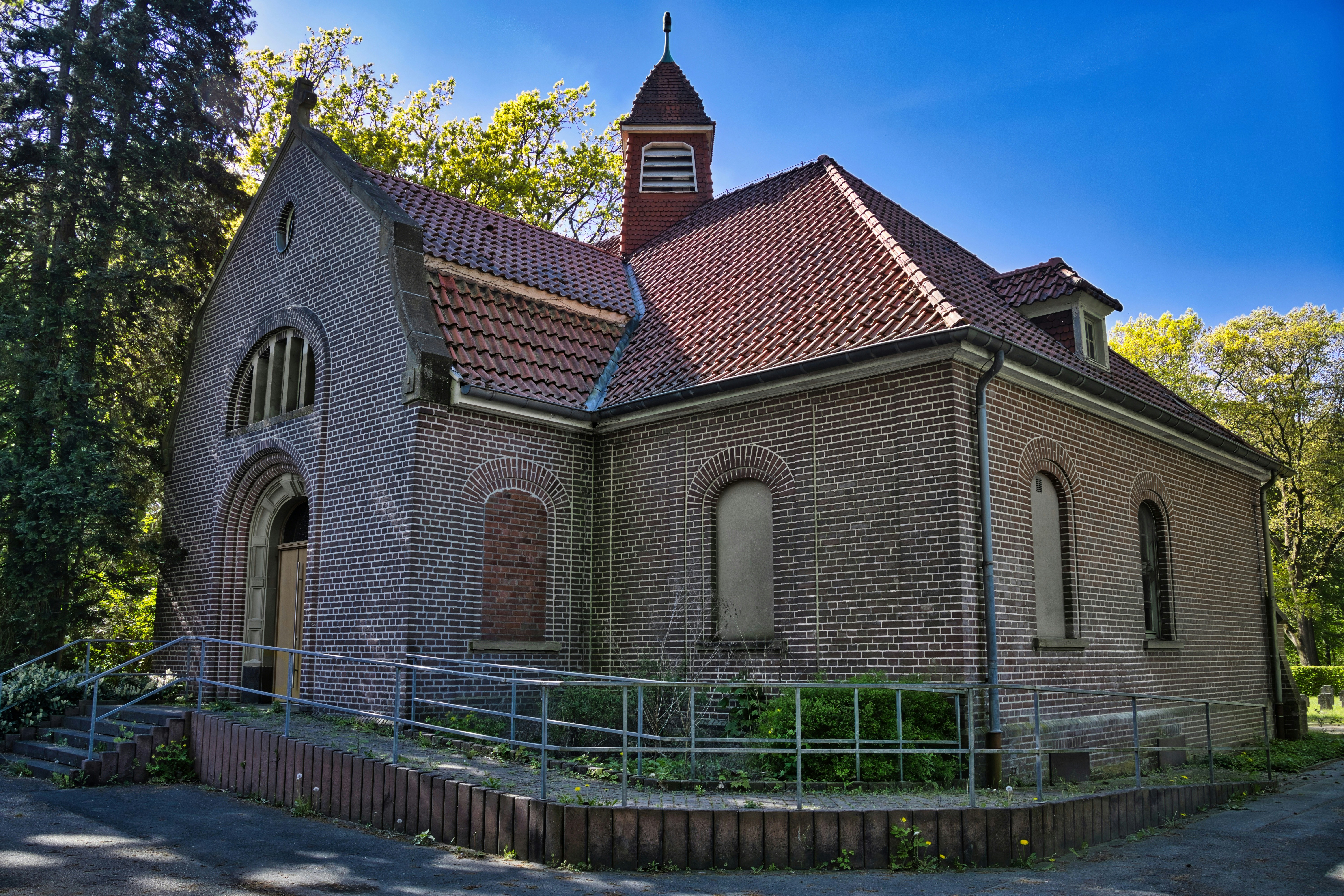 Brick Chapel on a Quiet Rise