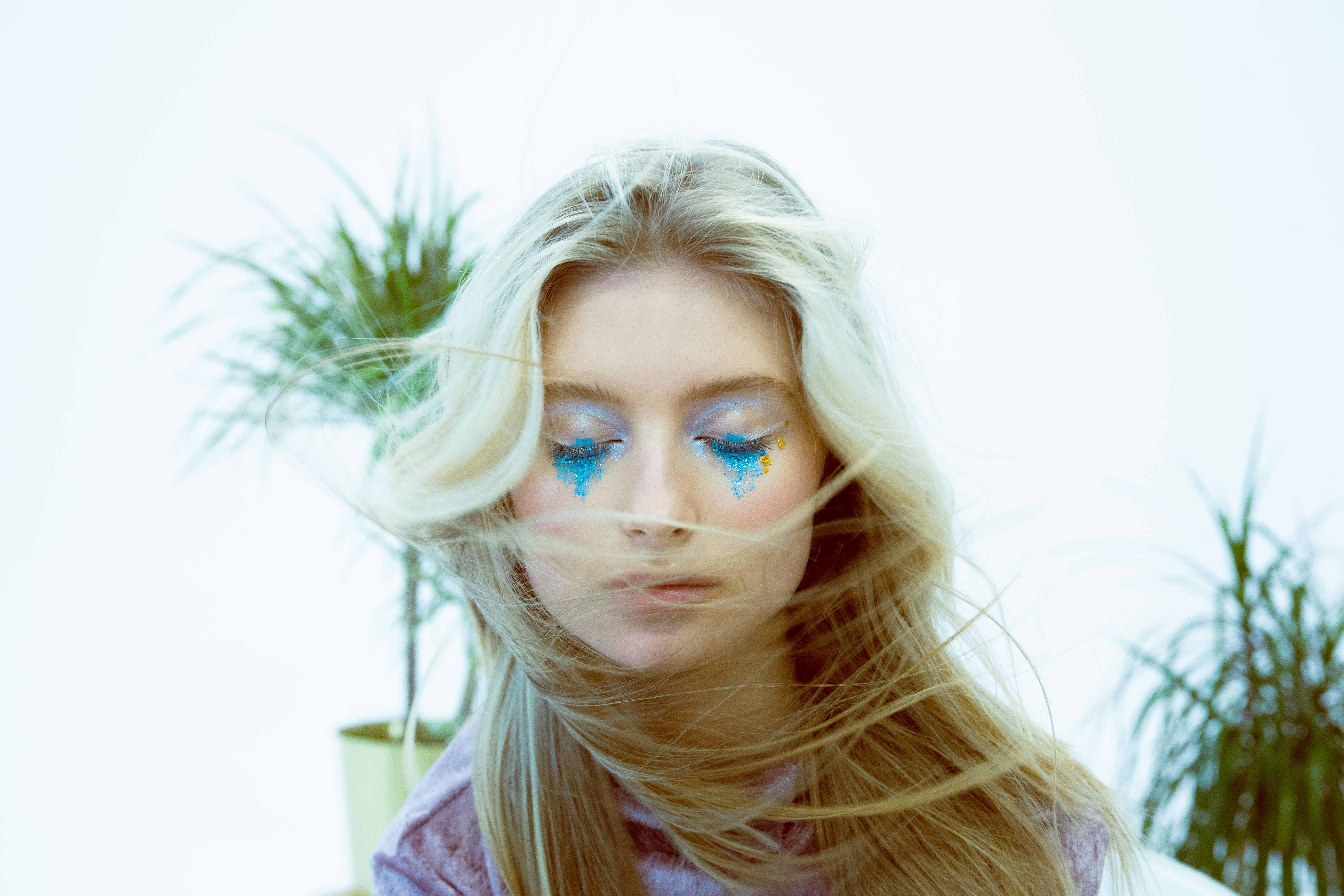 Windward Gaze: A Silent Portrait with Blown-Back Hair