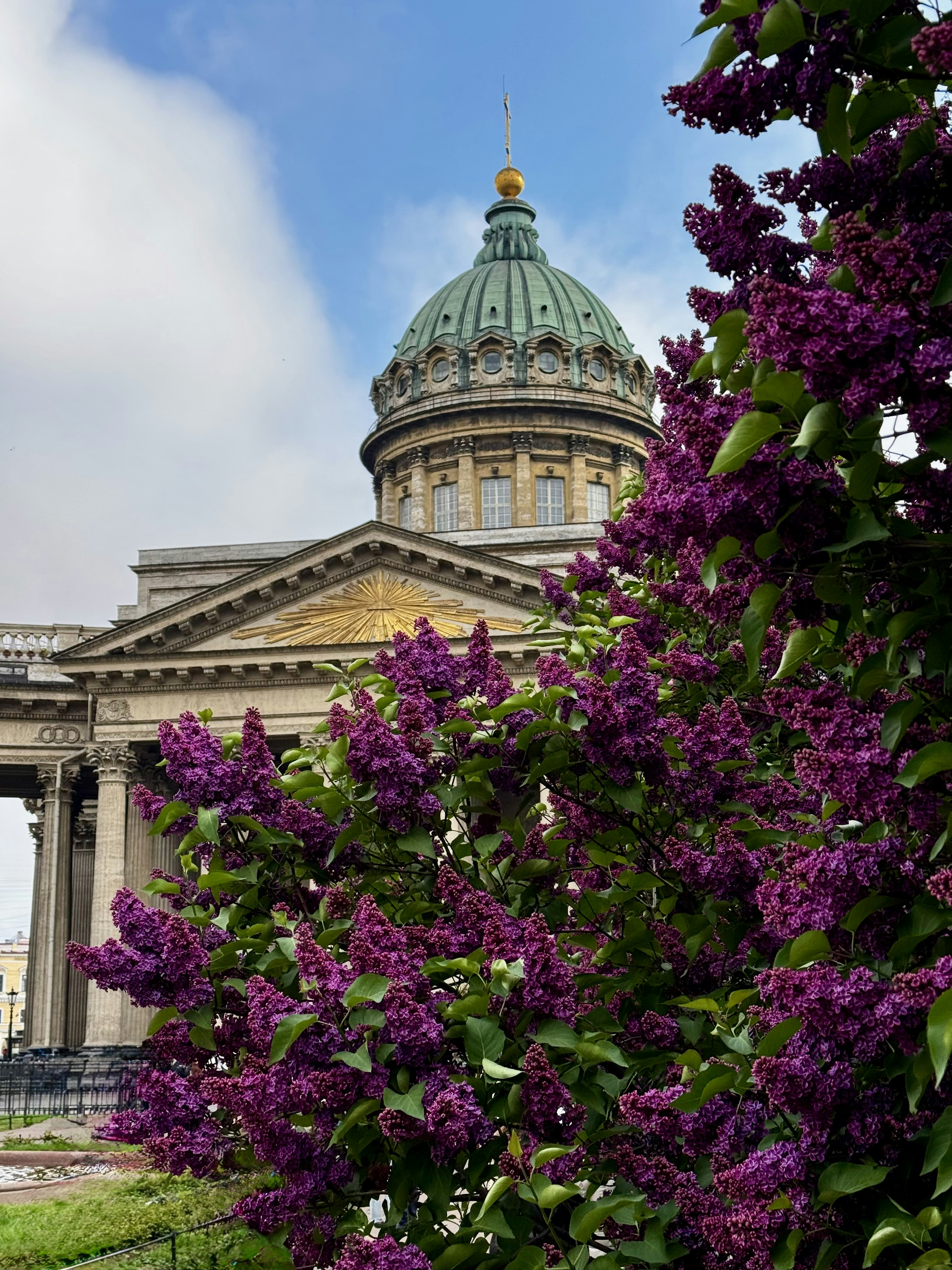 Ceremonial Dome Meets Purple Cascade