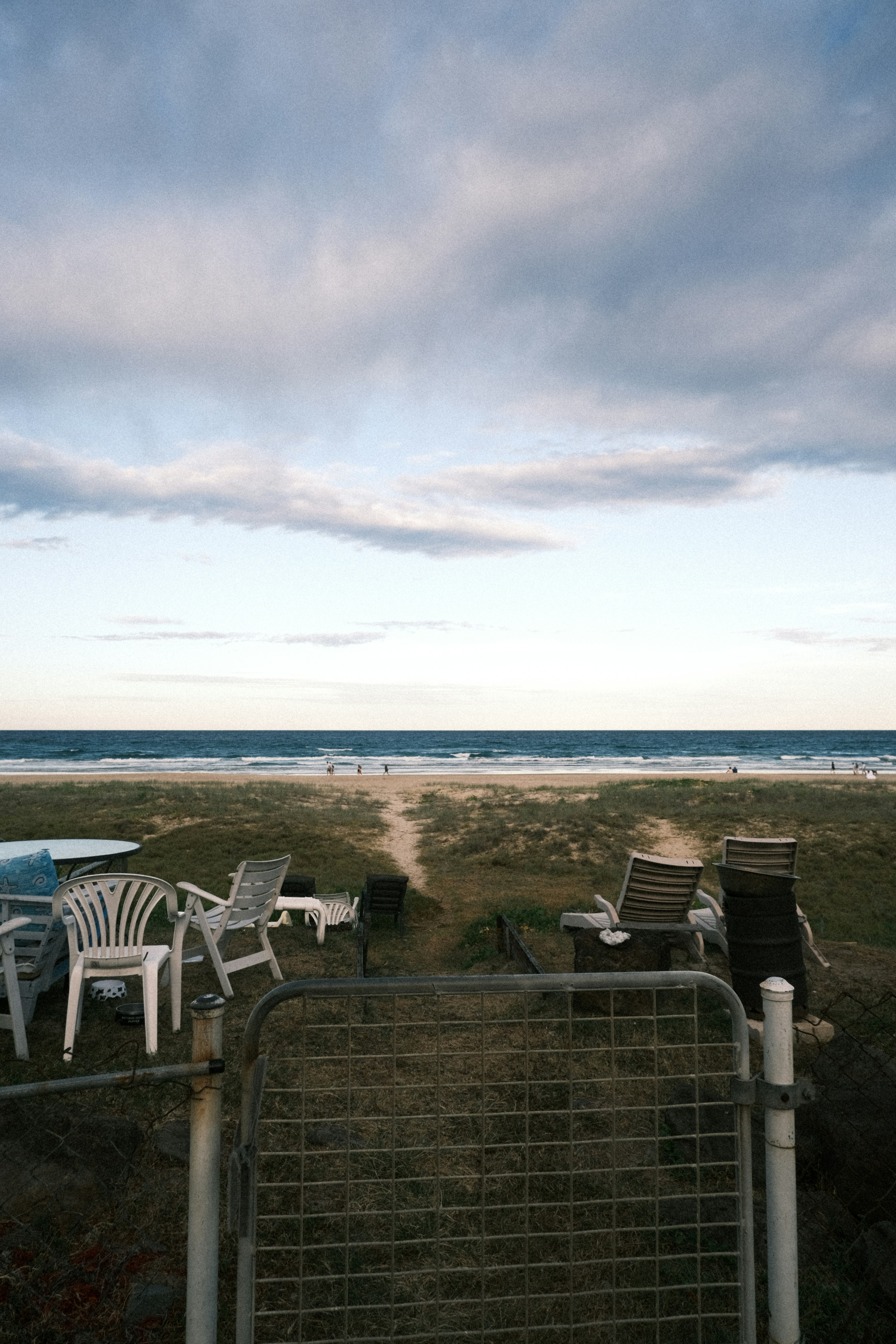Beach Gate to the Ocean: A Quiet Priority of Sands and Sky