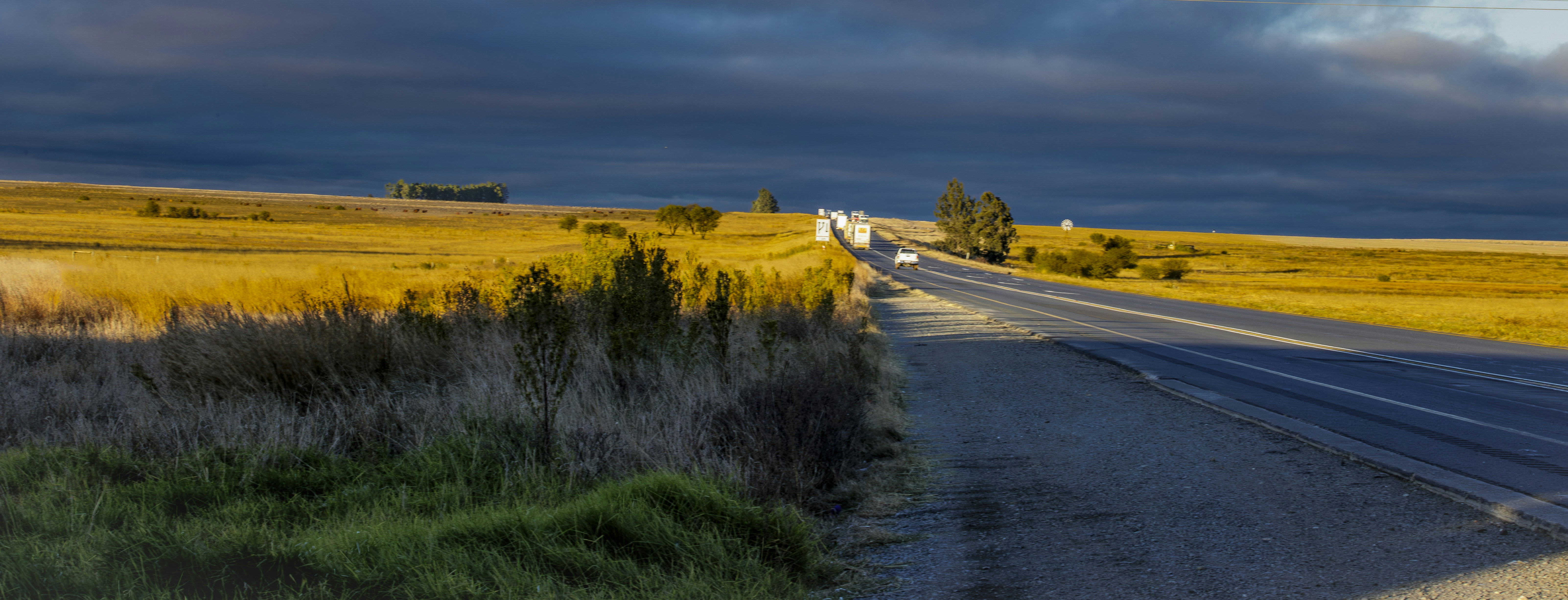 Midday Highway to Golden Plains