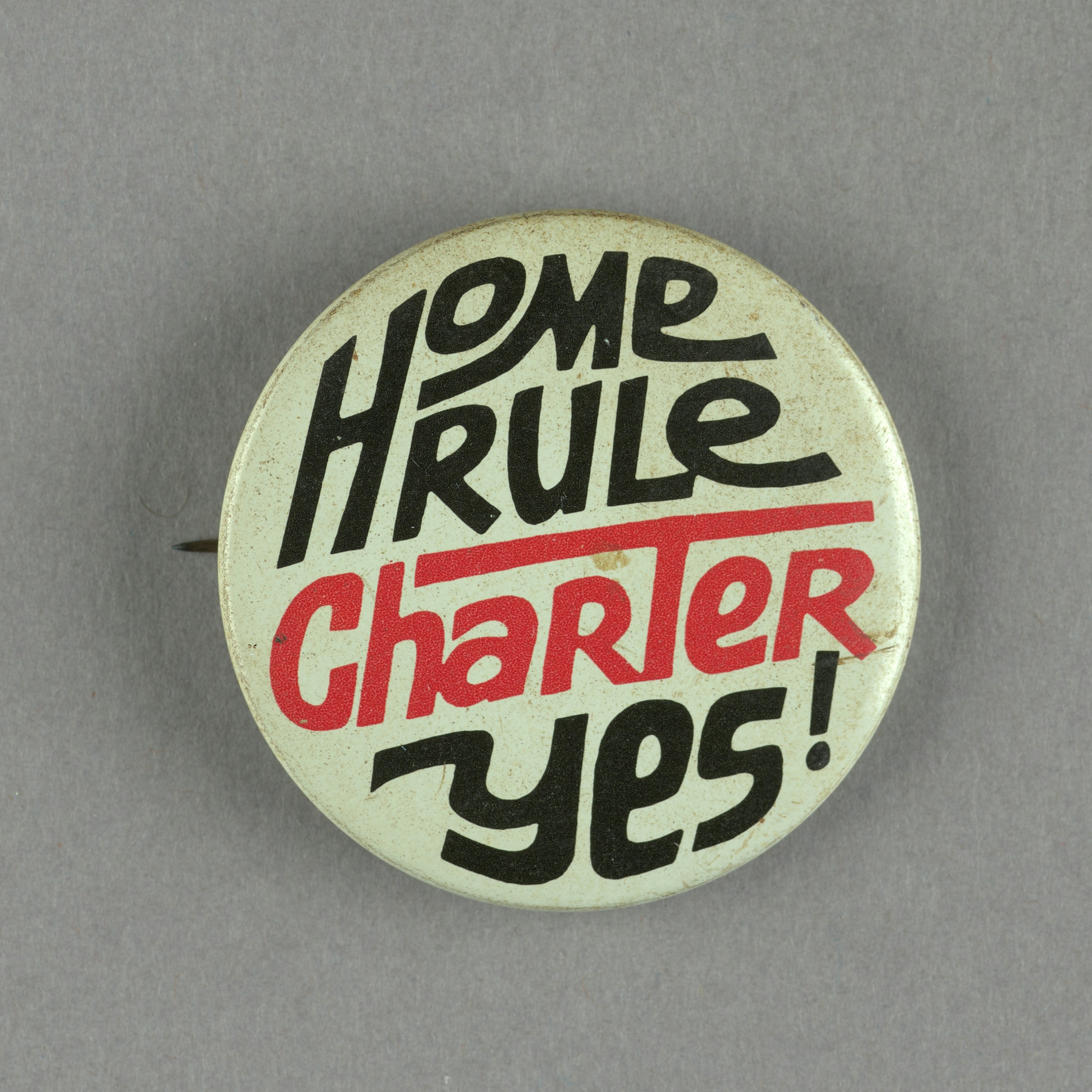Yes! Home Rule Charters Button – Vintage Civic Gauge