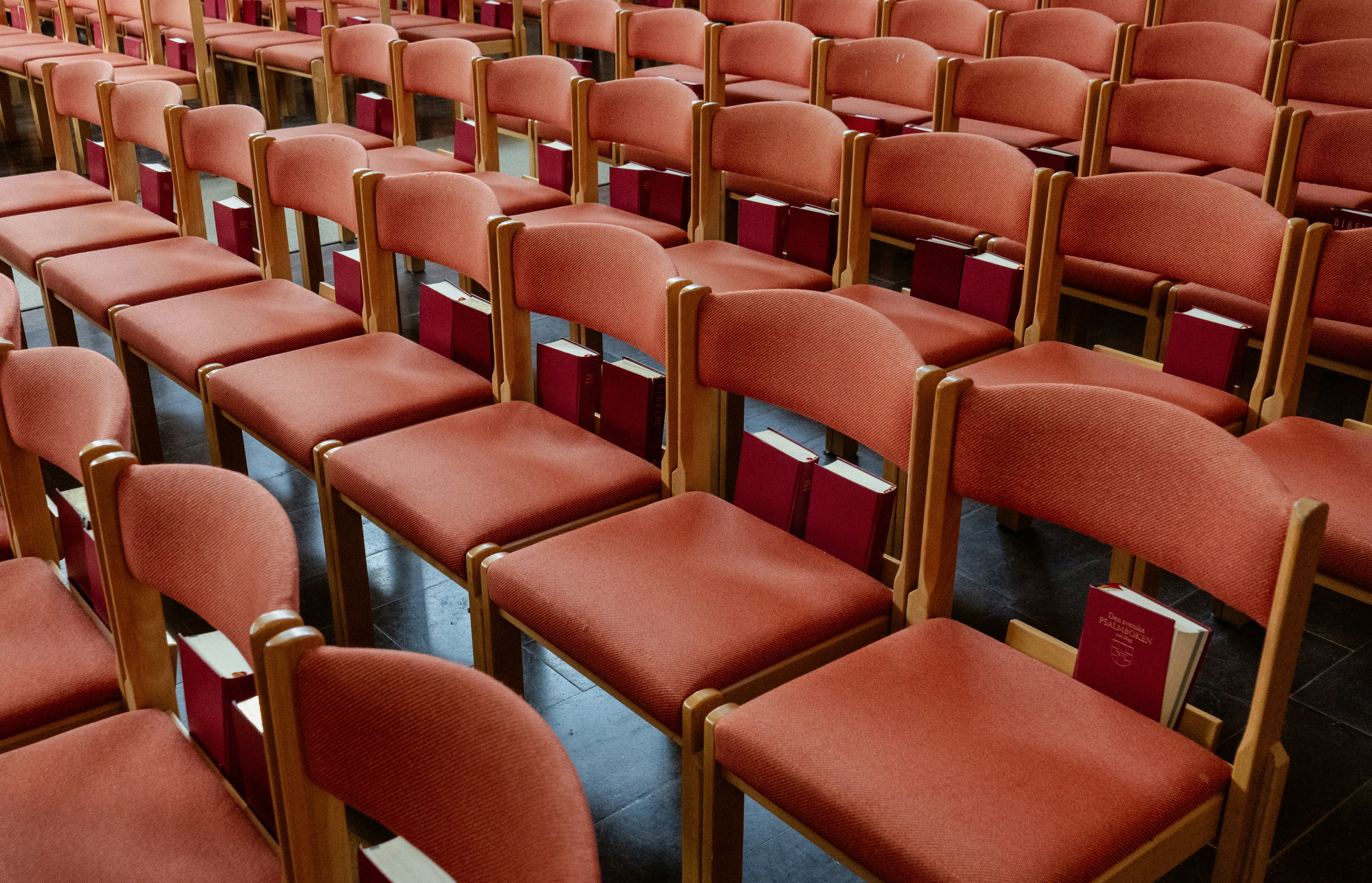 Rhythm of Red: An Aisle of Seats