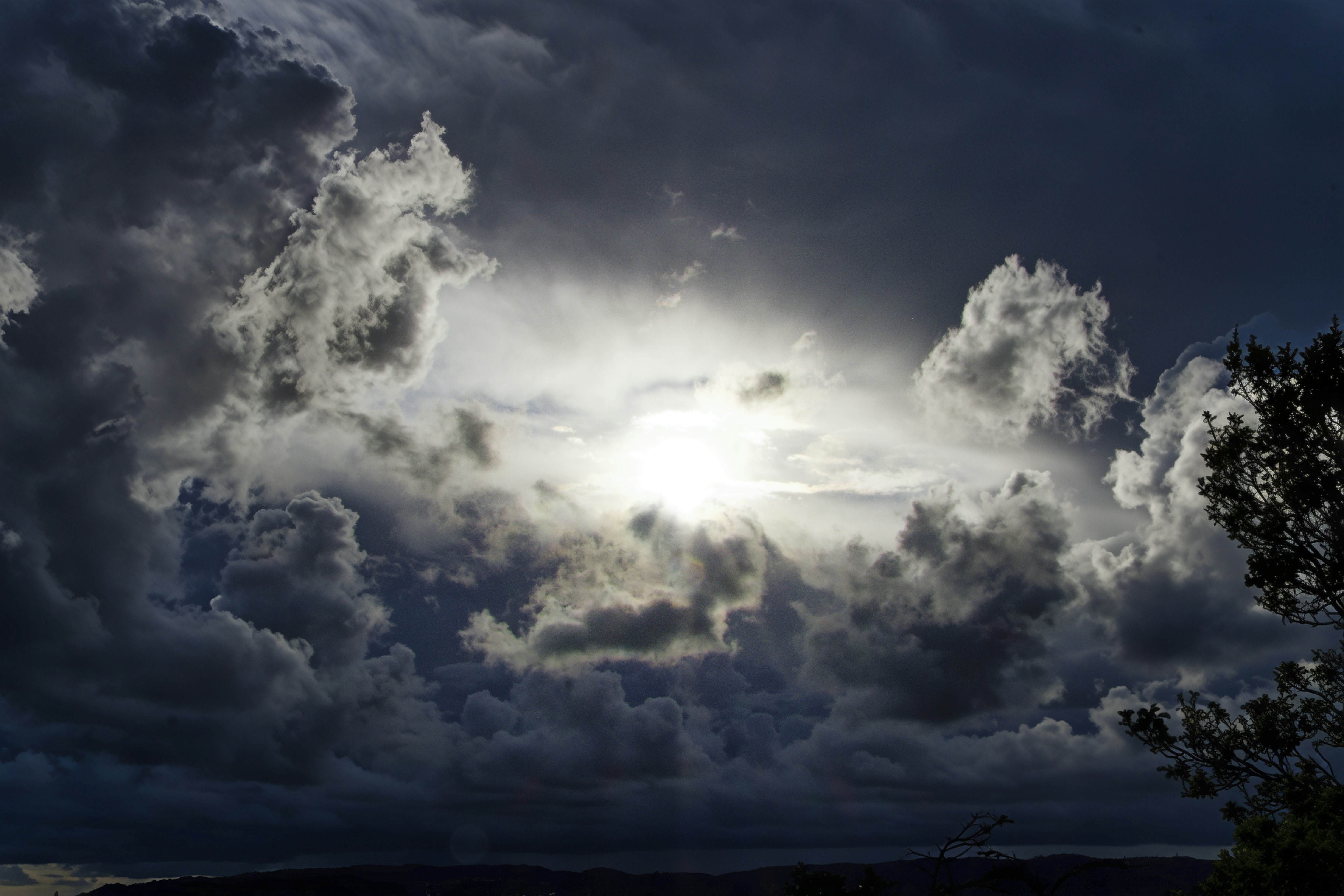 Sun Break Through the Storm: A Quiet Horizon