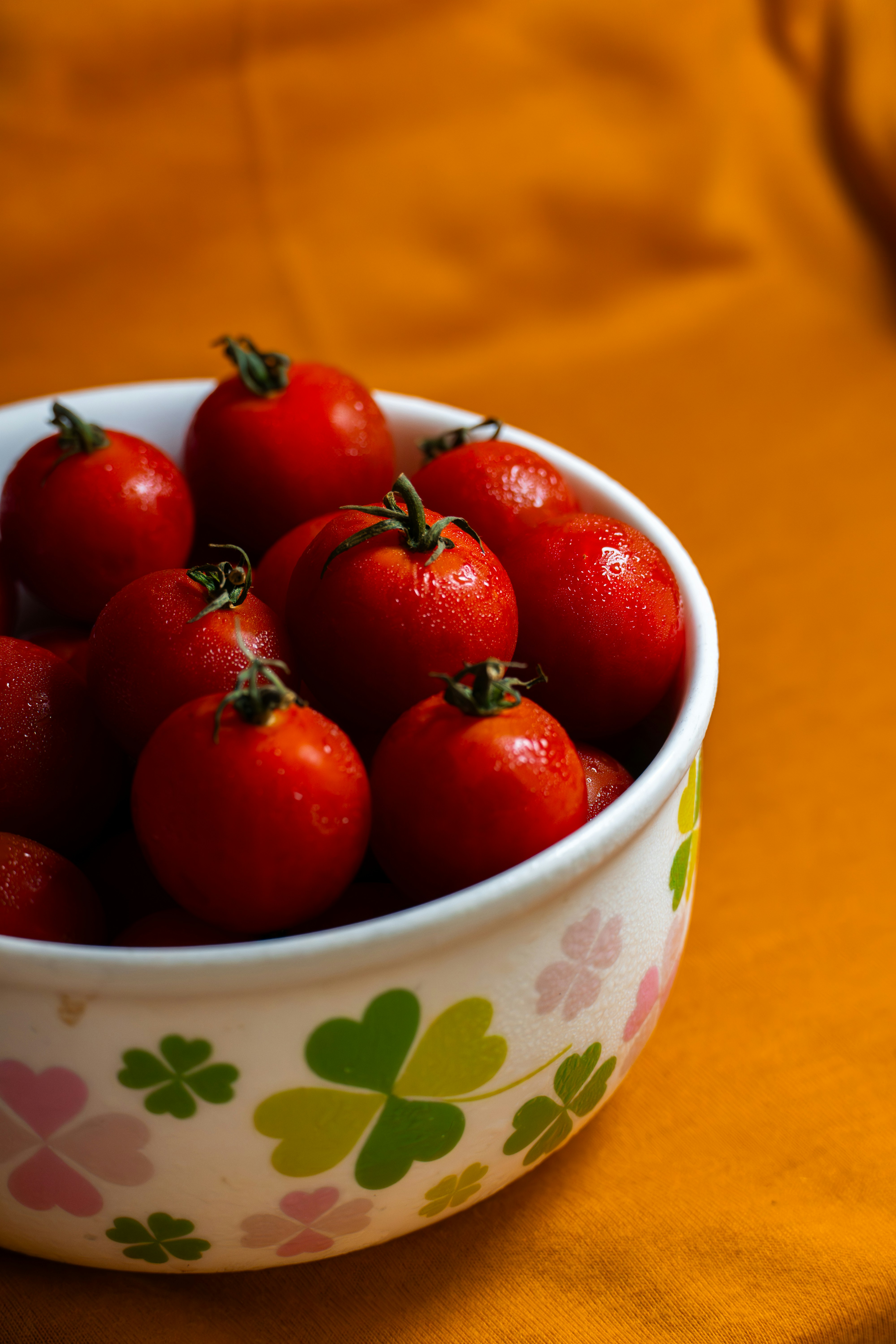 Cherry Bounty in a Ceramic Host