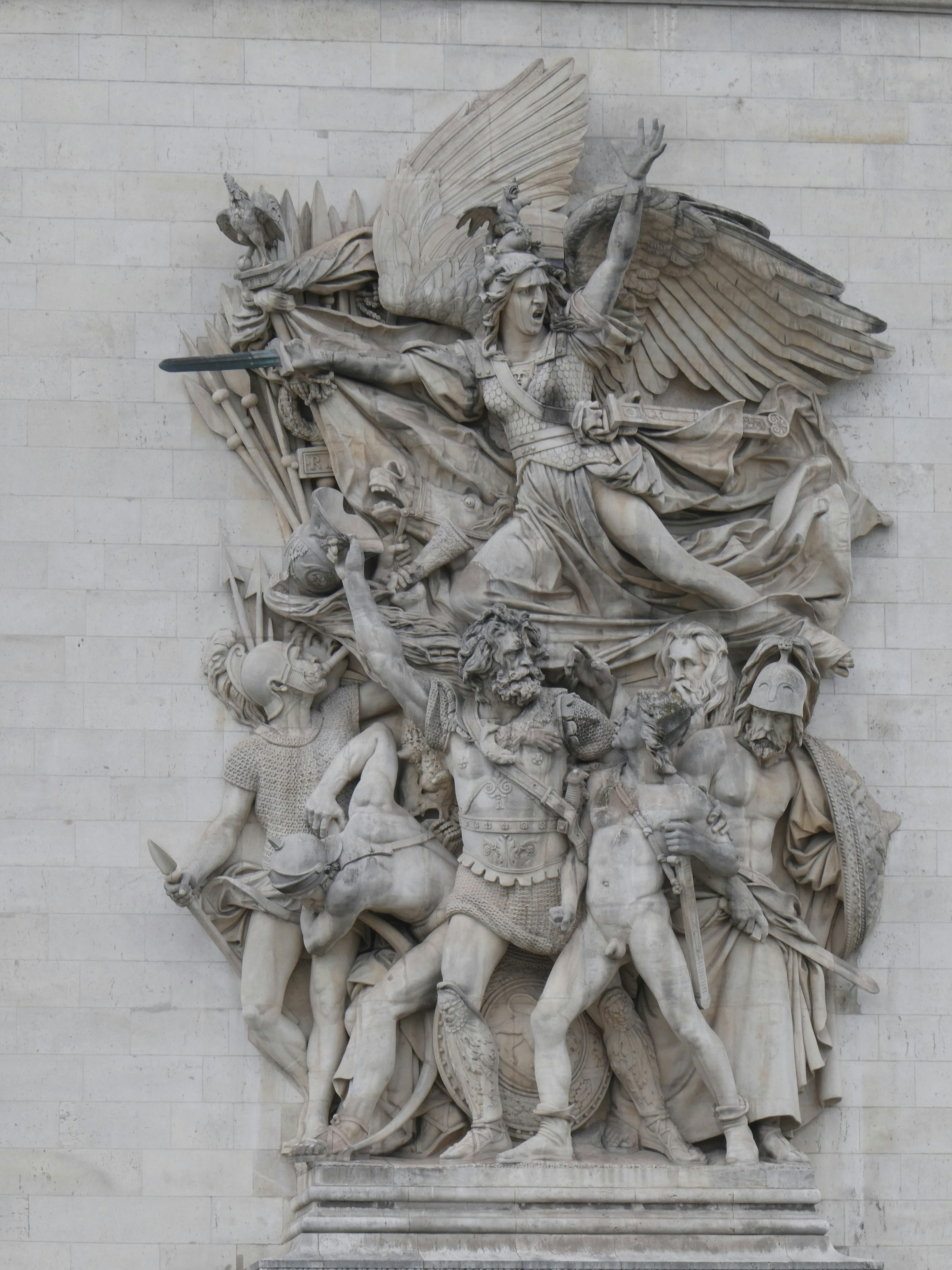 Winged Warrior Rising Over the Band of Heroes