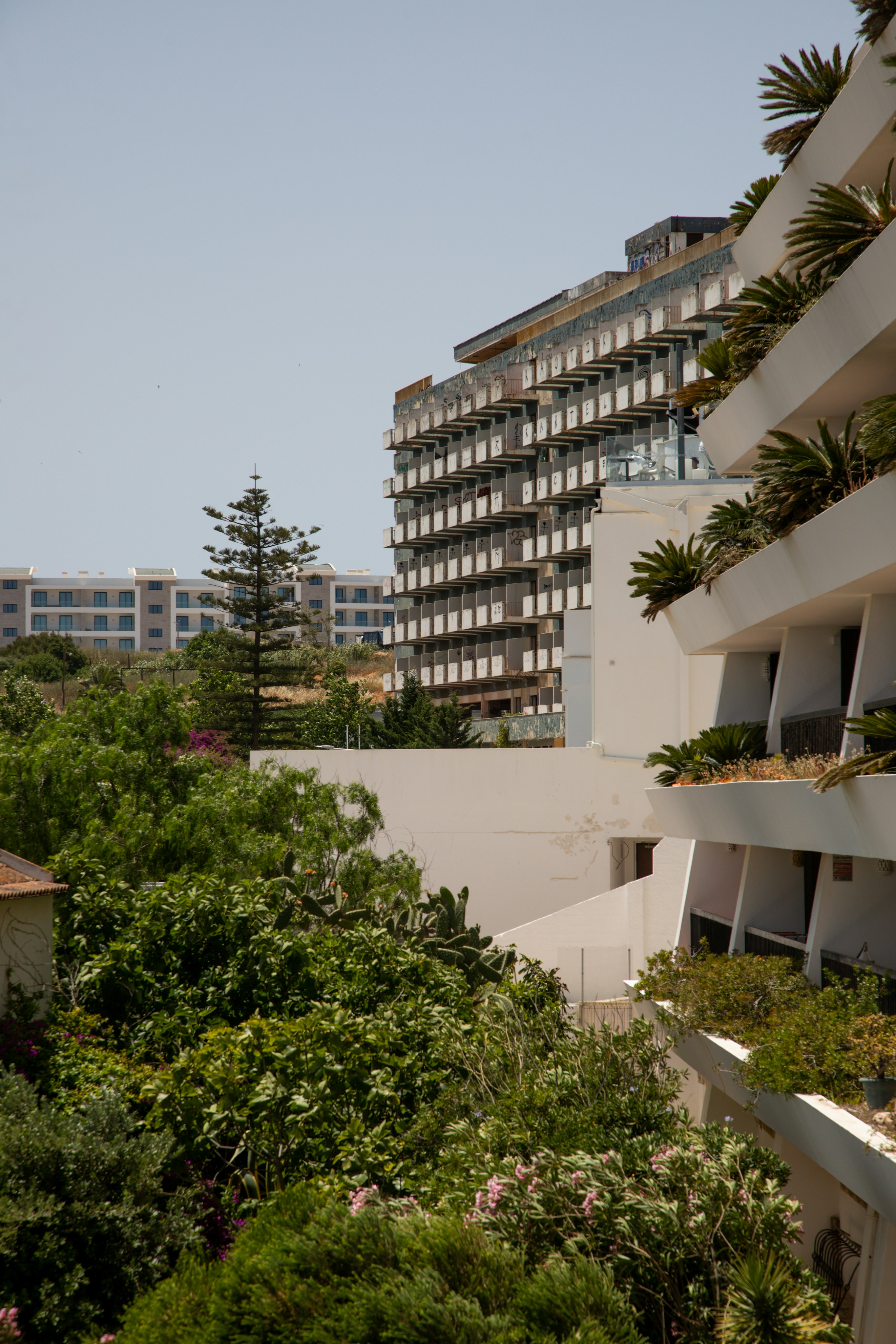 Balcony Steps and Sunlit Modernity