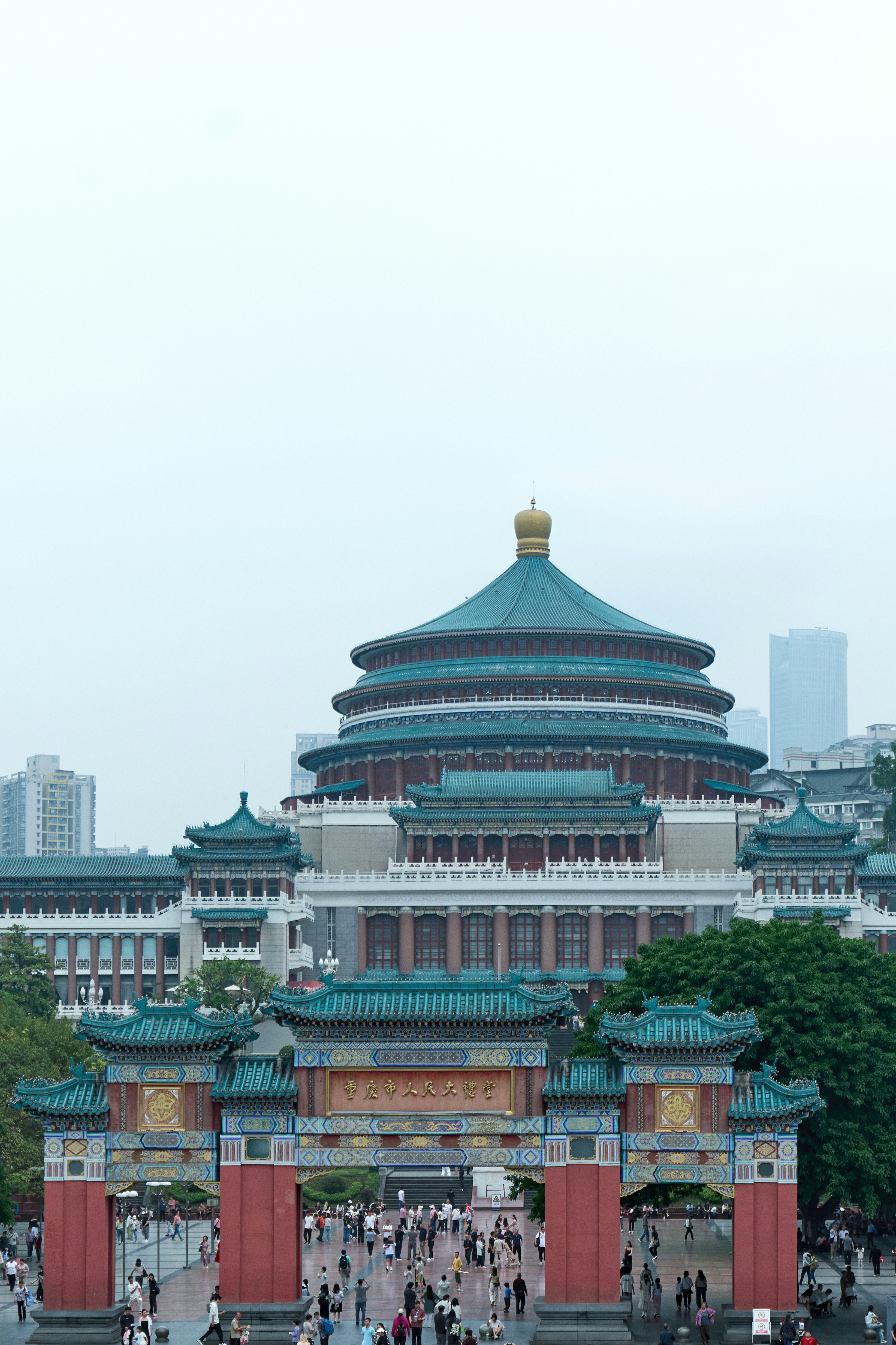 Temple of the Circular Harmony: A Panoramic View of the Temple of Heaven's Grand Roof