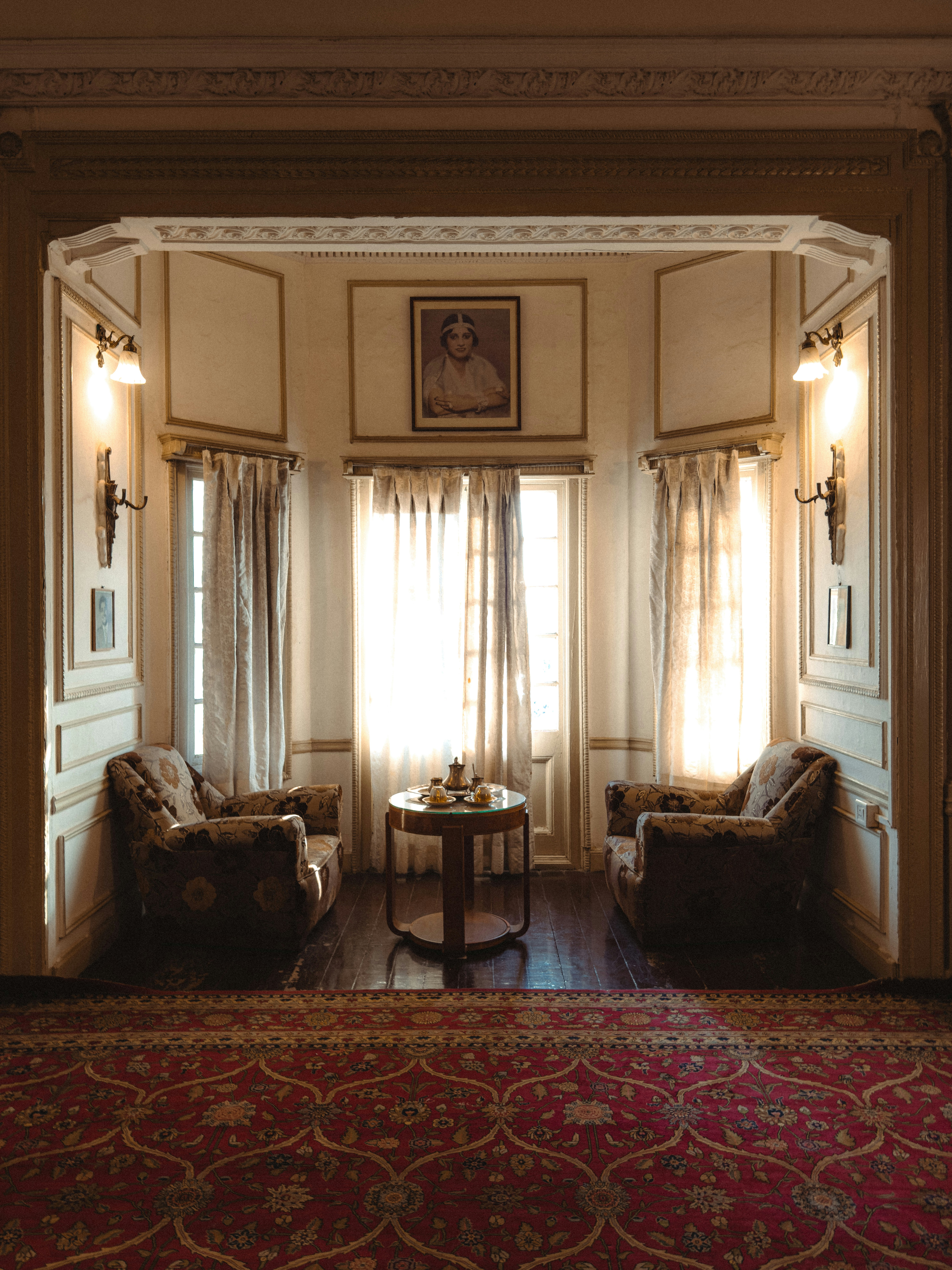 Portrait Framed Window: a Vintage Sitting Nook in Soft Light