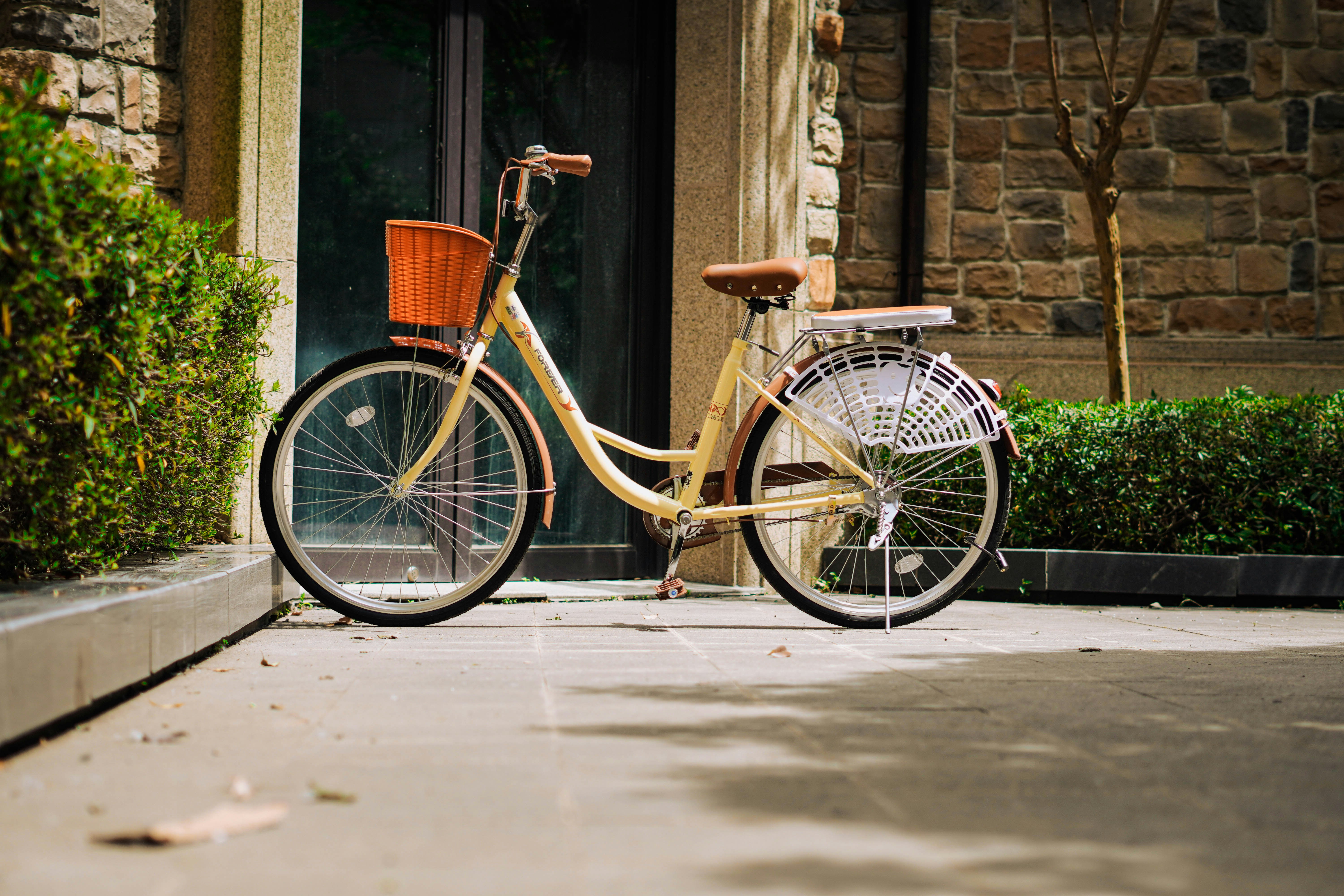 Pastel Cruiser: A Quiet Moment with a Vintage Bicycle by Stone Architecture
